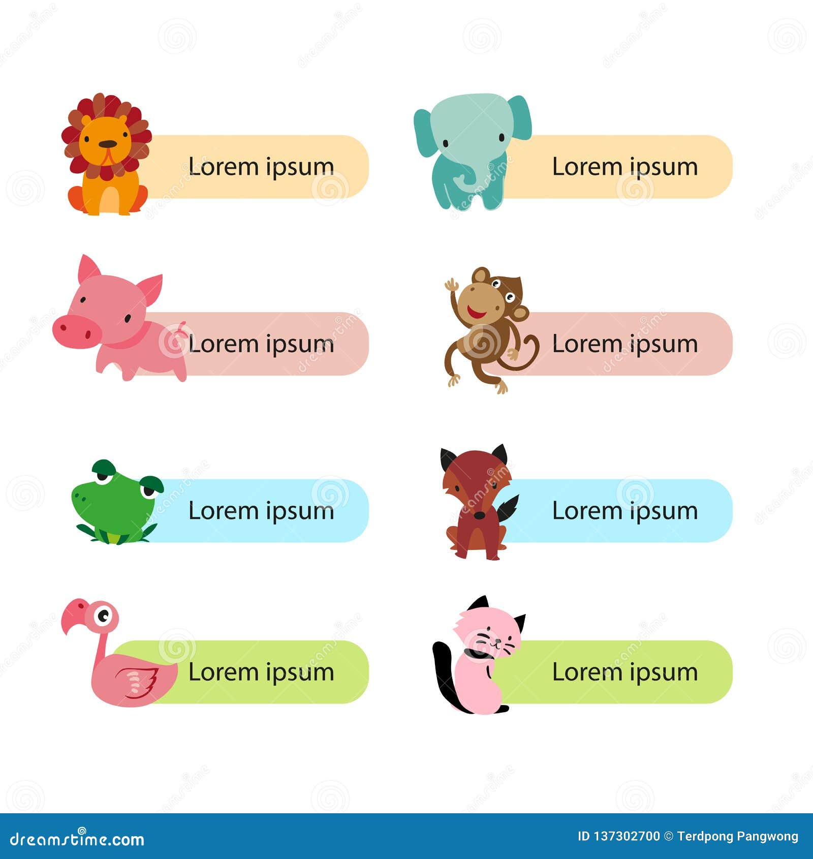 Printable Collection Vector Design Stock Vector - Illustration of ...