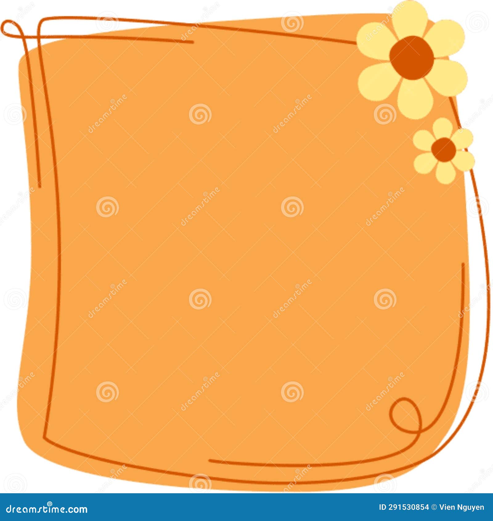 5 19 Printable Cute Doodle Border Frames 12x12 - 10 Stock Illustration ...