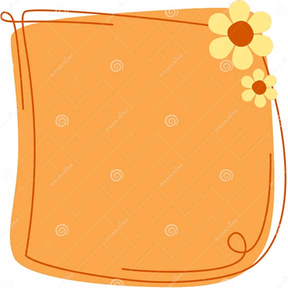 5 19 Printable Cute Doodle Border Frames 12x12 - 10 Stock Illustration ...