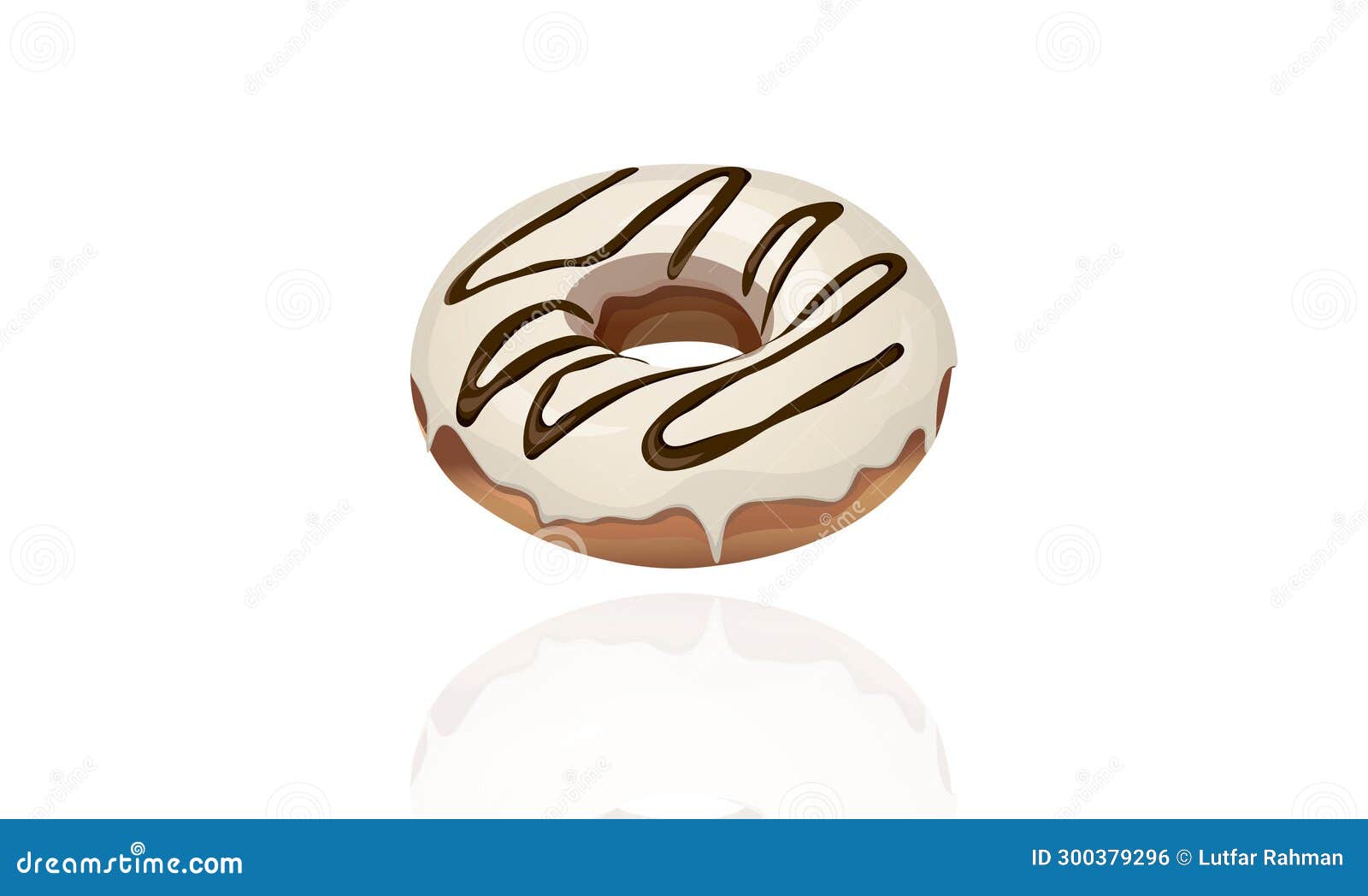 Logo Donuts Mascot Bakery Rounded Cake Food Bread Round Simple Food Illustration Vector ...