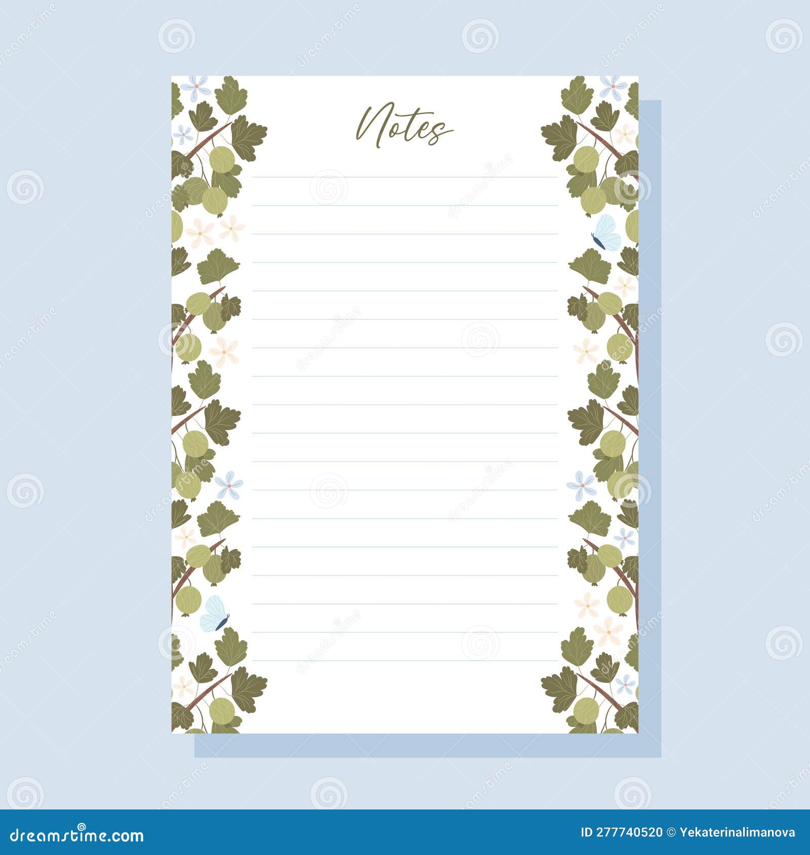Printable Notes With Beehive Pattern Vector Illustration ...