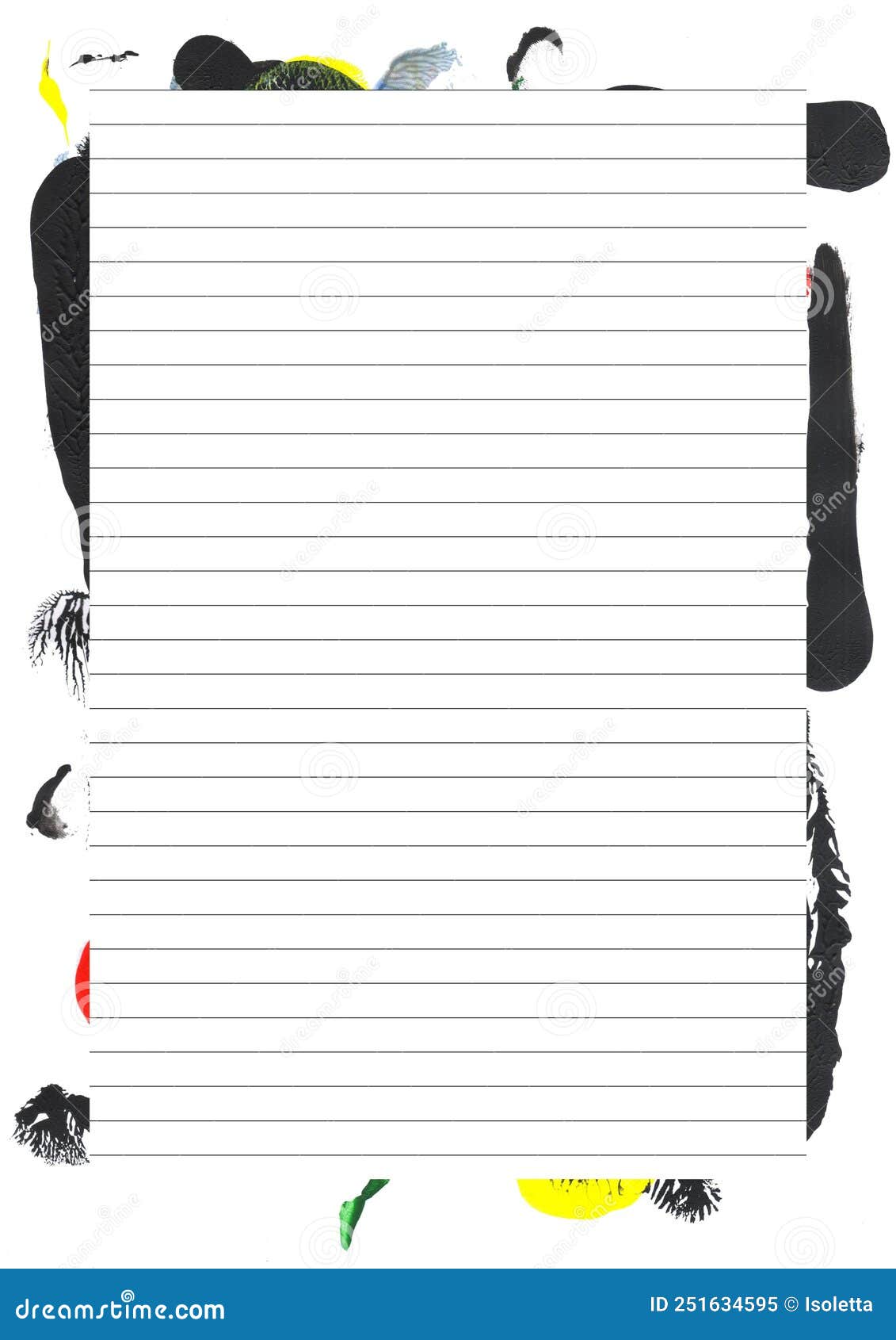 Decorative Background with Copy Space. Letter, To Do List, Note Design ...