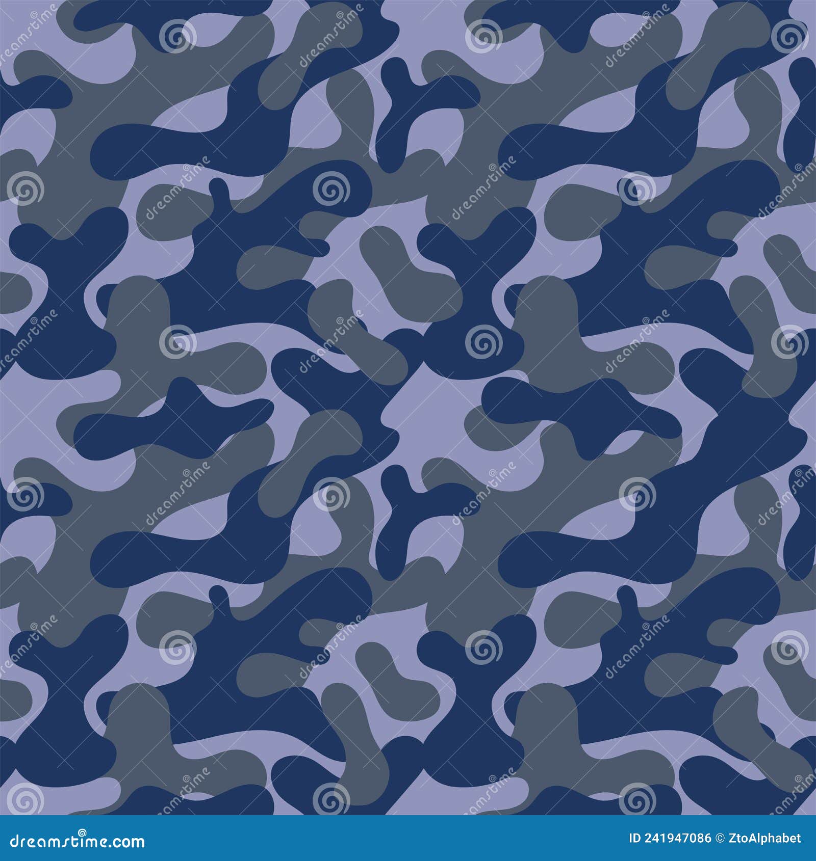 Military Navy Camouflage Naval Pattern Stock Vector - Illustration of ...
