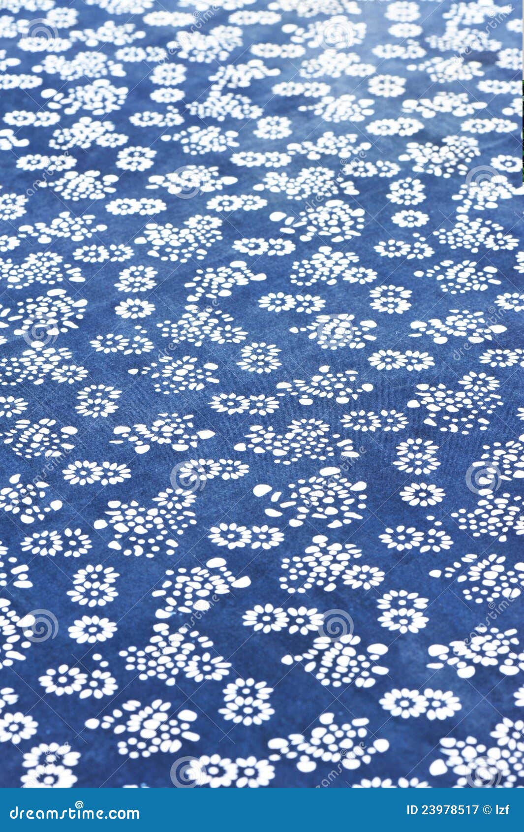 Printed blue cloth stock image. Image of pattern, printed - 23978517