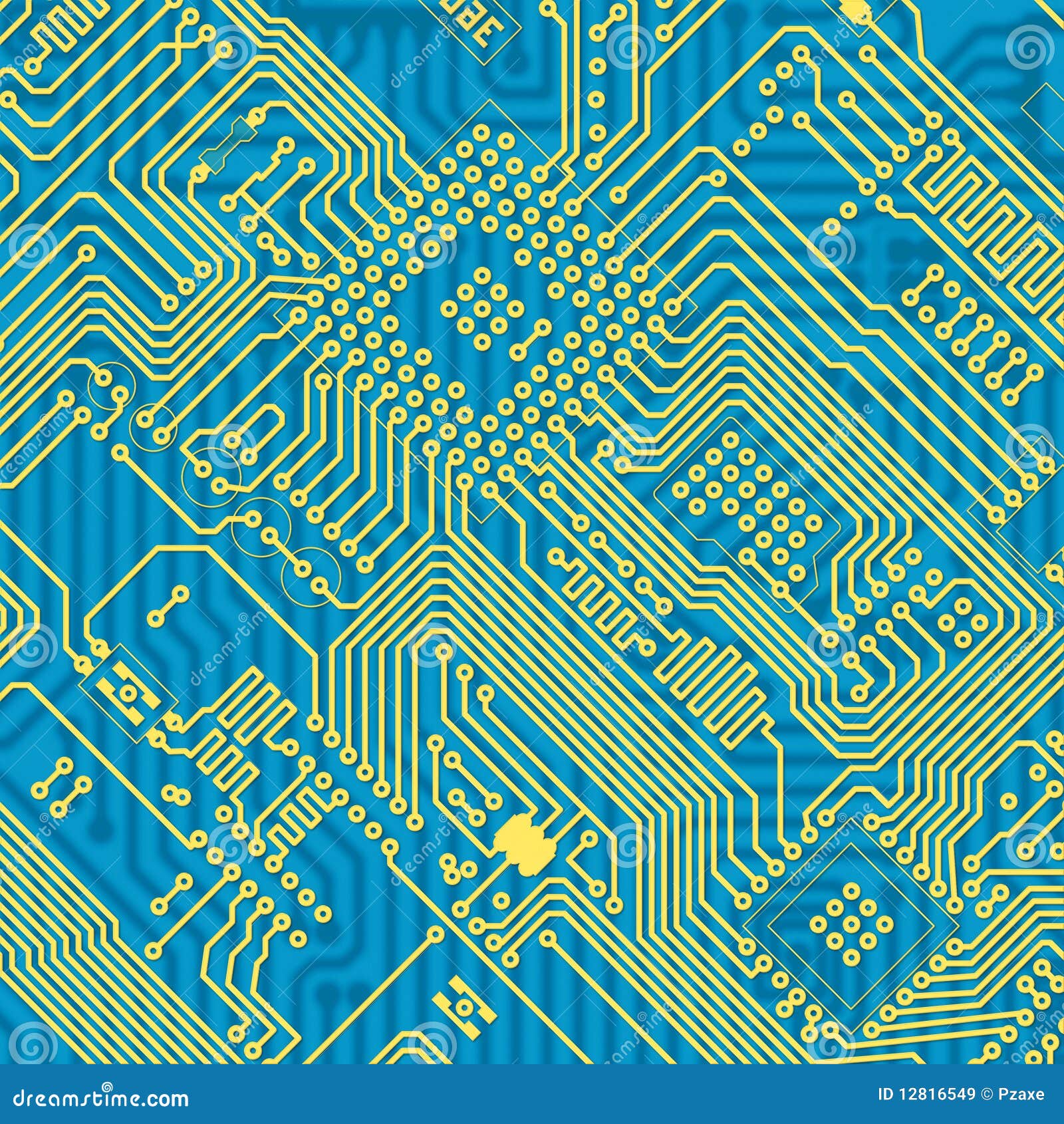 Printed Blue Industrial Circuit Board Texture Royalty Free Stock Images ...