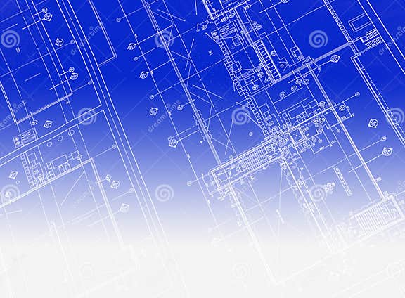 Printed Blueprint stock image. Image of construction, draft - 1914529
