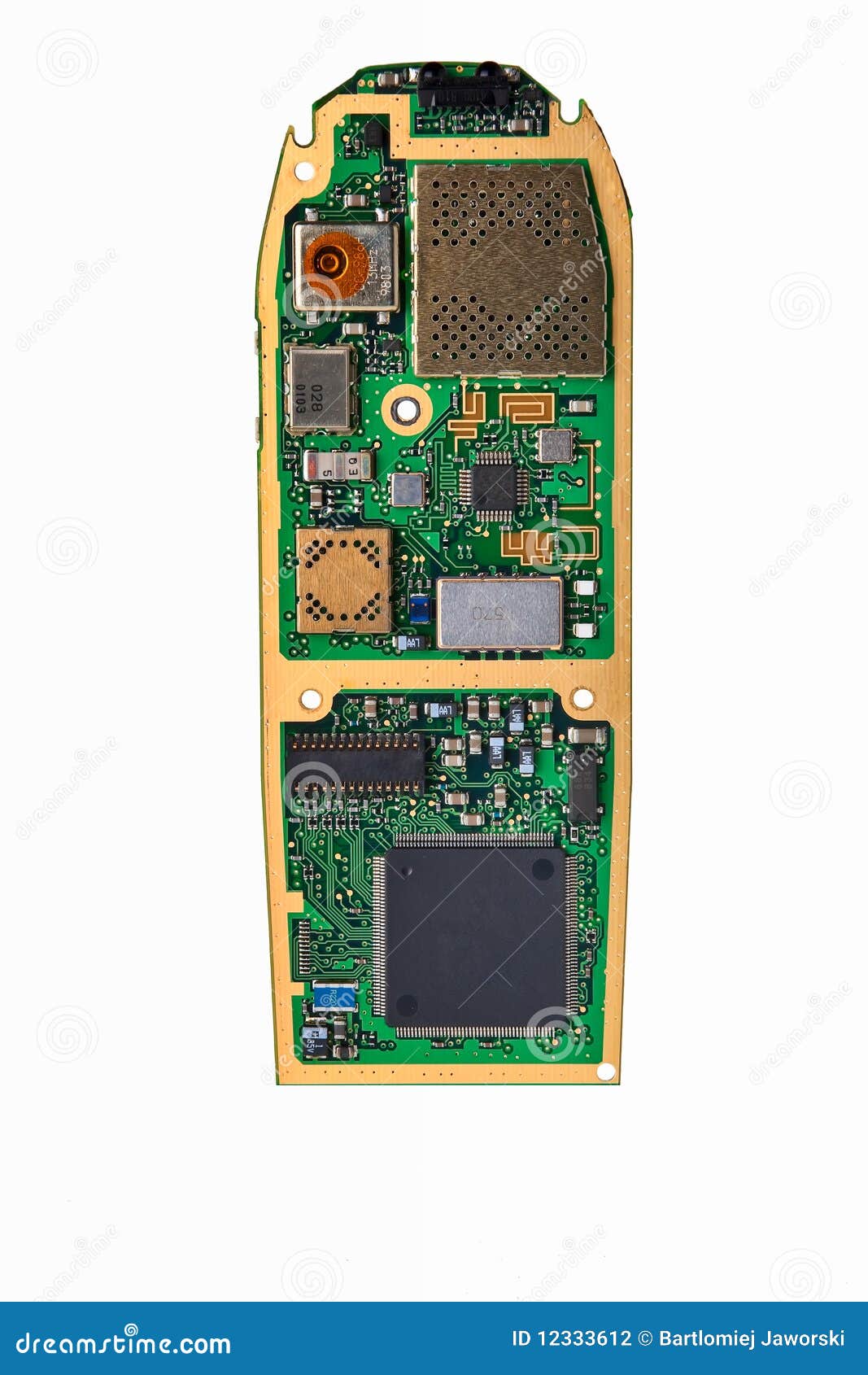 Printed Board for Mobile Phone. Stock Photo - Image of business, device ...