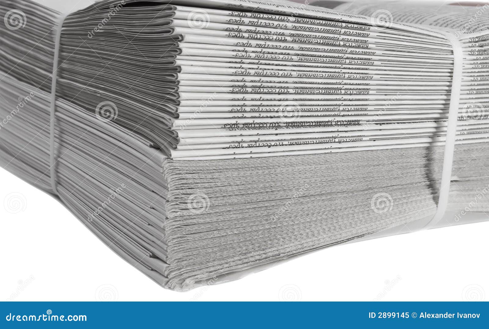 Printed and Bound Newspapers Stock Image - Image of issues, impression ...