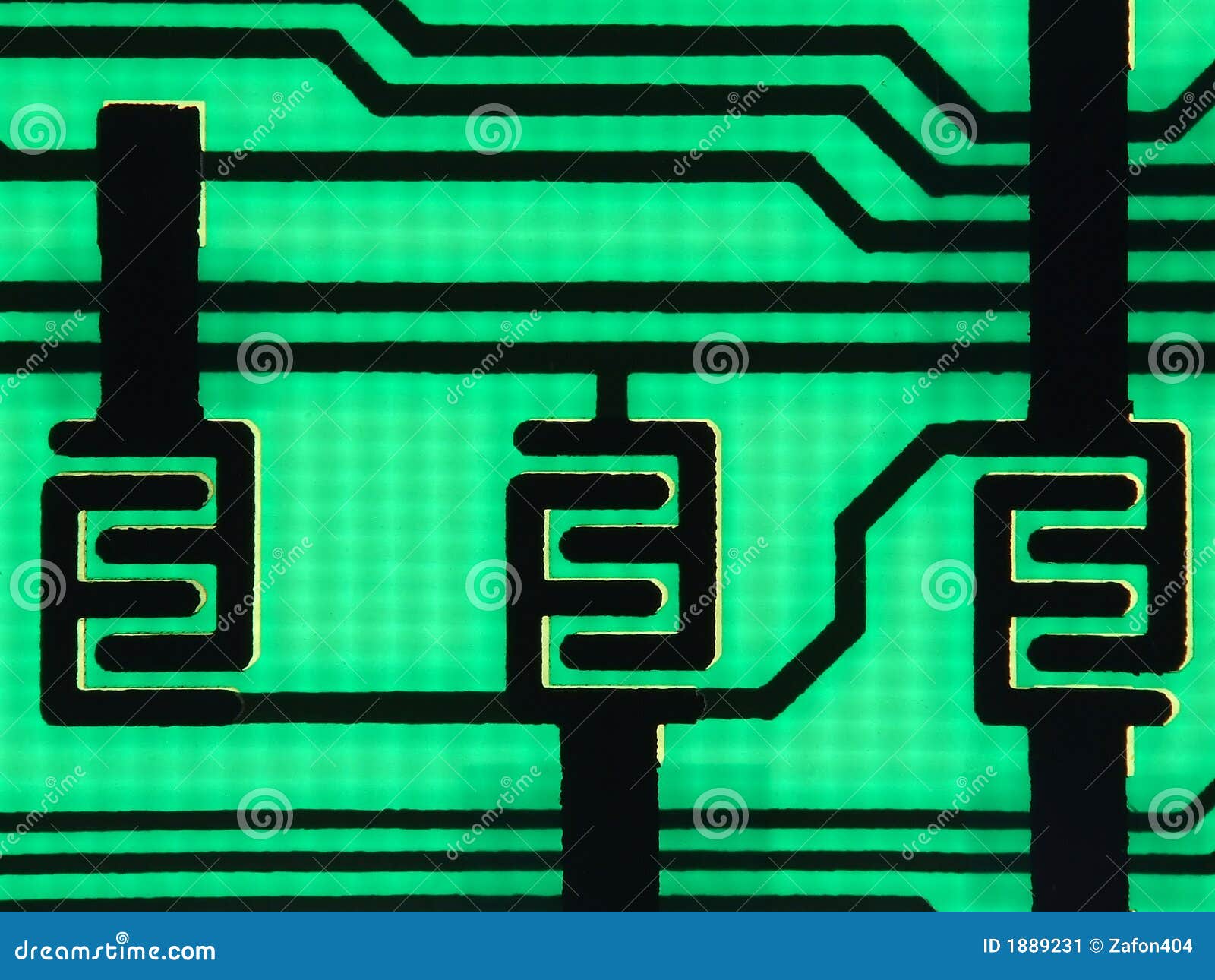 Printed circuit board stock image. Image of circuit, macro - 1889231