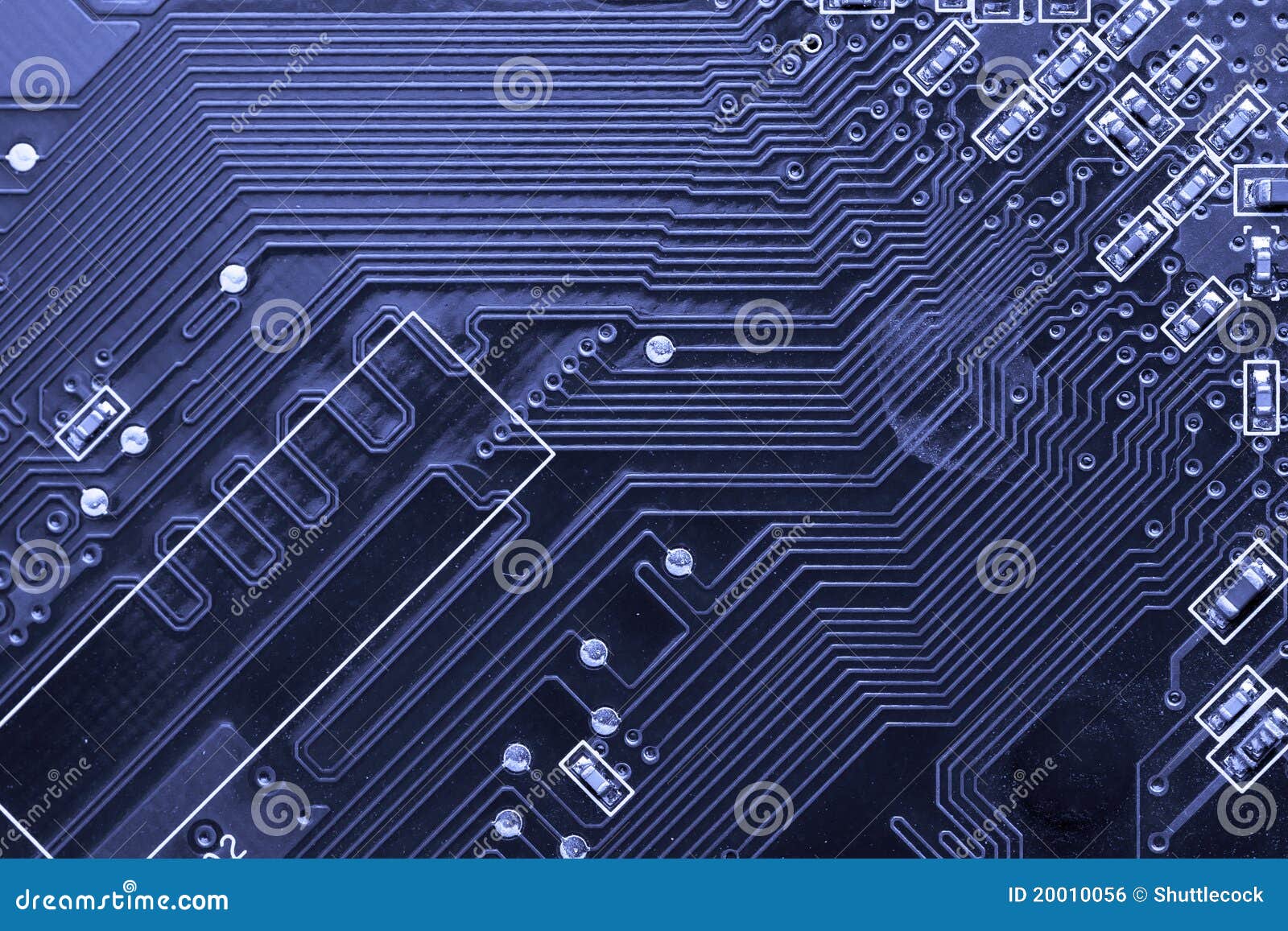 Printed circuit board stock photo. Image of modern, integrated - 20010056