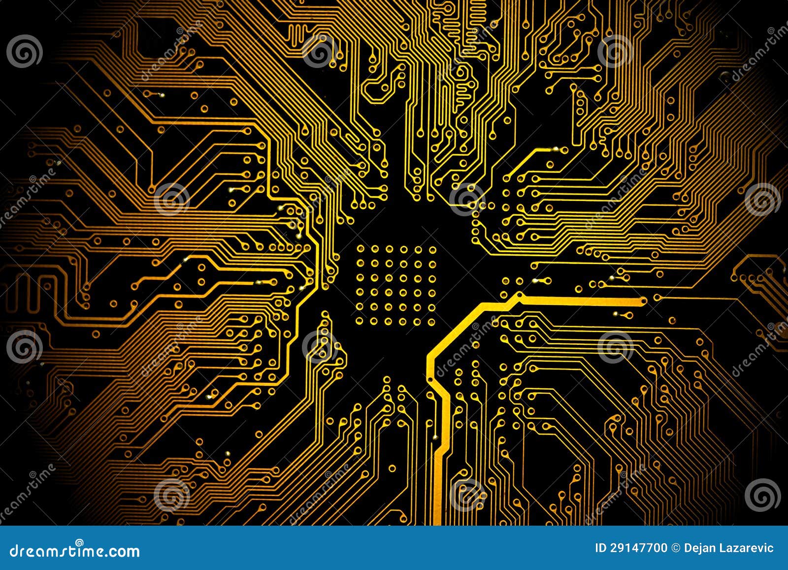 Printed circuit board stock photo. Image of information - 29147700