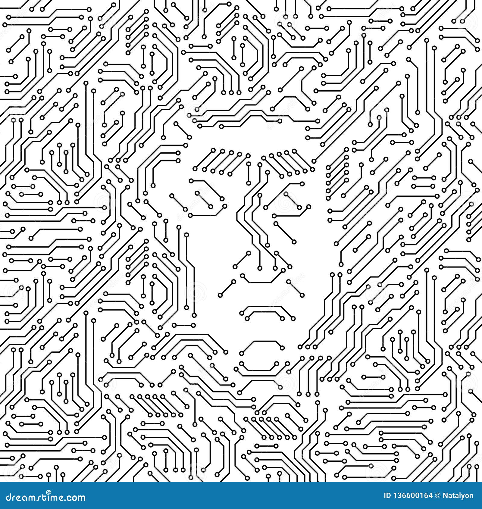 Evil Ai Artificial Intelligence Human Shape Challenging Human ...