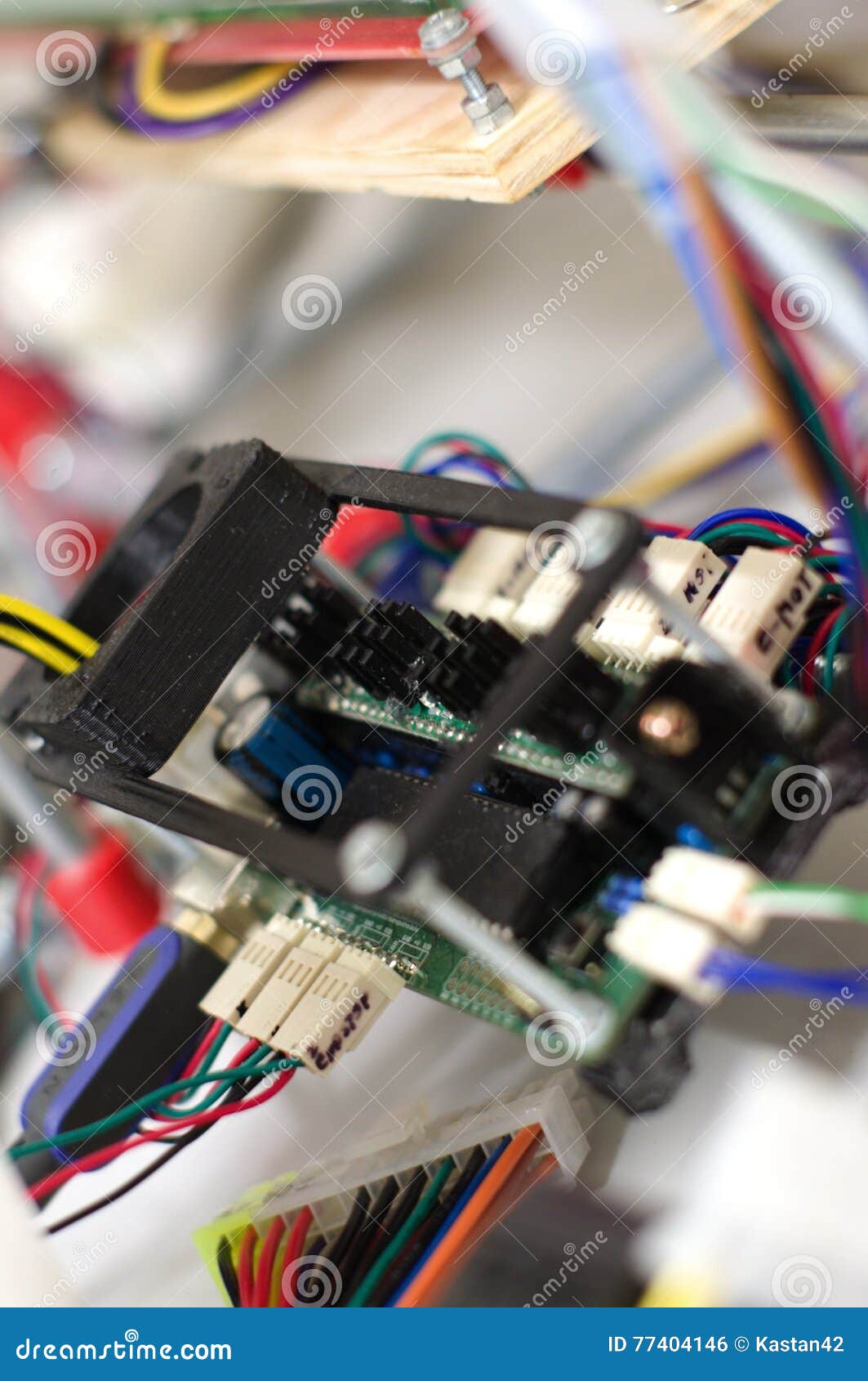 Printed Circuit Board for 3D Printer Stock Photo - Image of parts ...