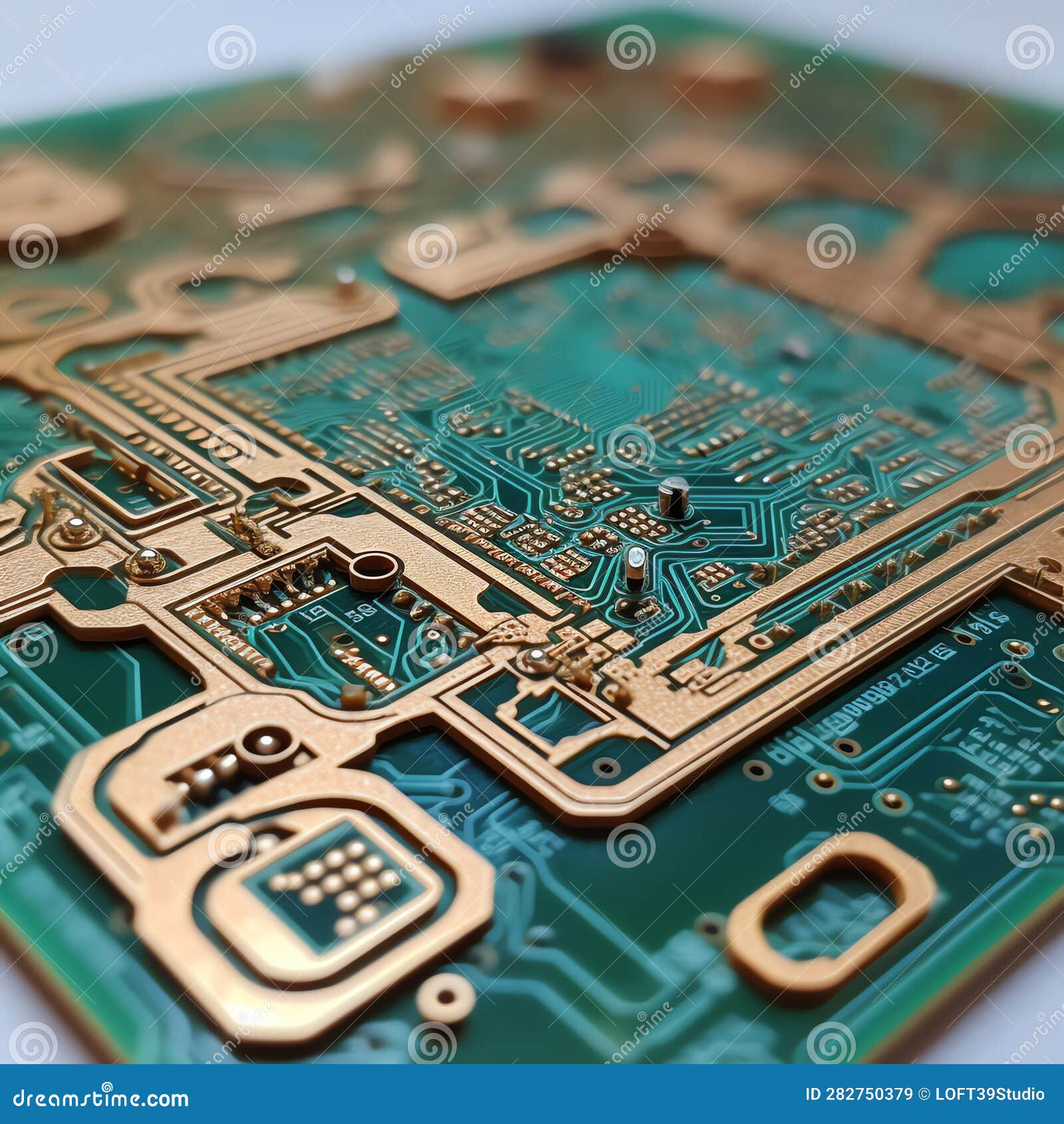 173_Printed_circuit_board_1687330358204_1 Stock Illustration ...