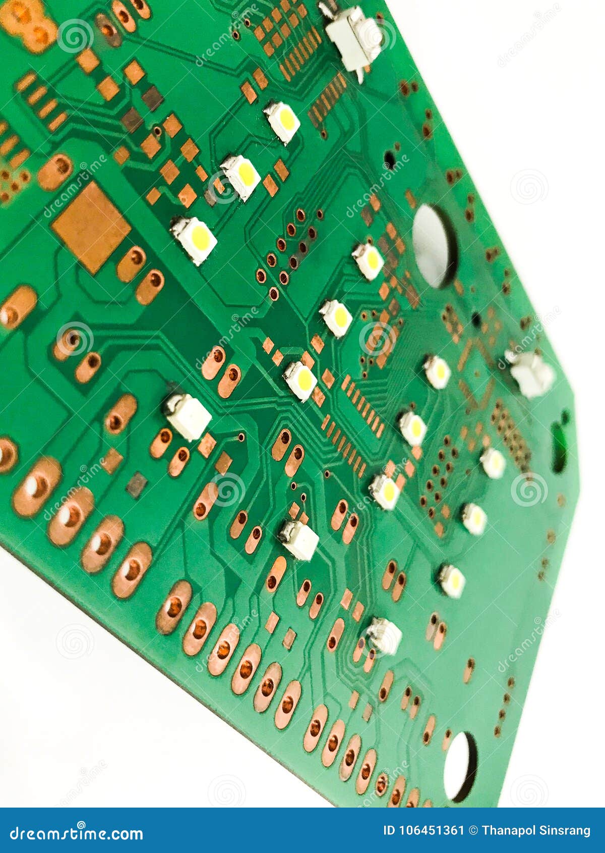 Printed Circuit Board Layout Stock Image - Image of microchip, science ...