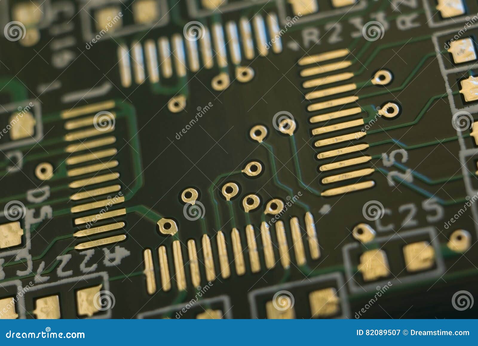 Printed Circuit Board. Moscow. Russia. 4 December 2016 Stock Image ...