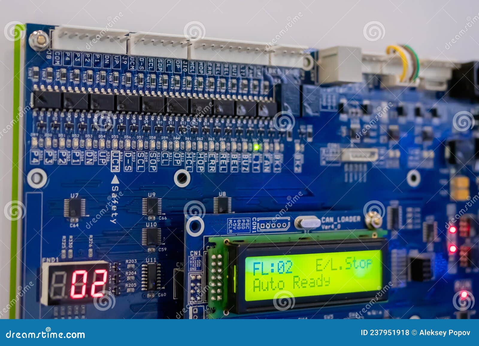 Printed Circuit Board - Pcb for Elevator with Display Module at Lift ...