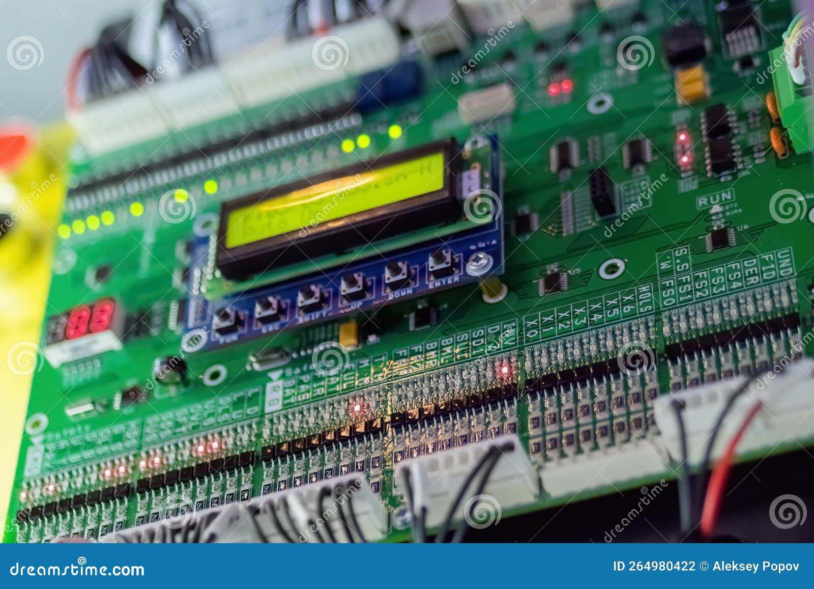 Printed Circuit Board - Pcb for Elevator with Display Module at Lift ...