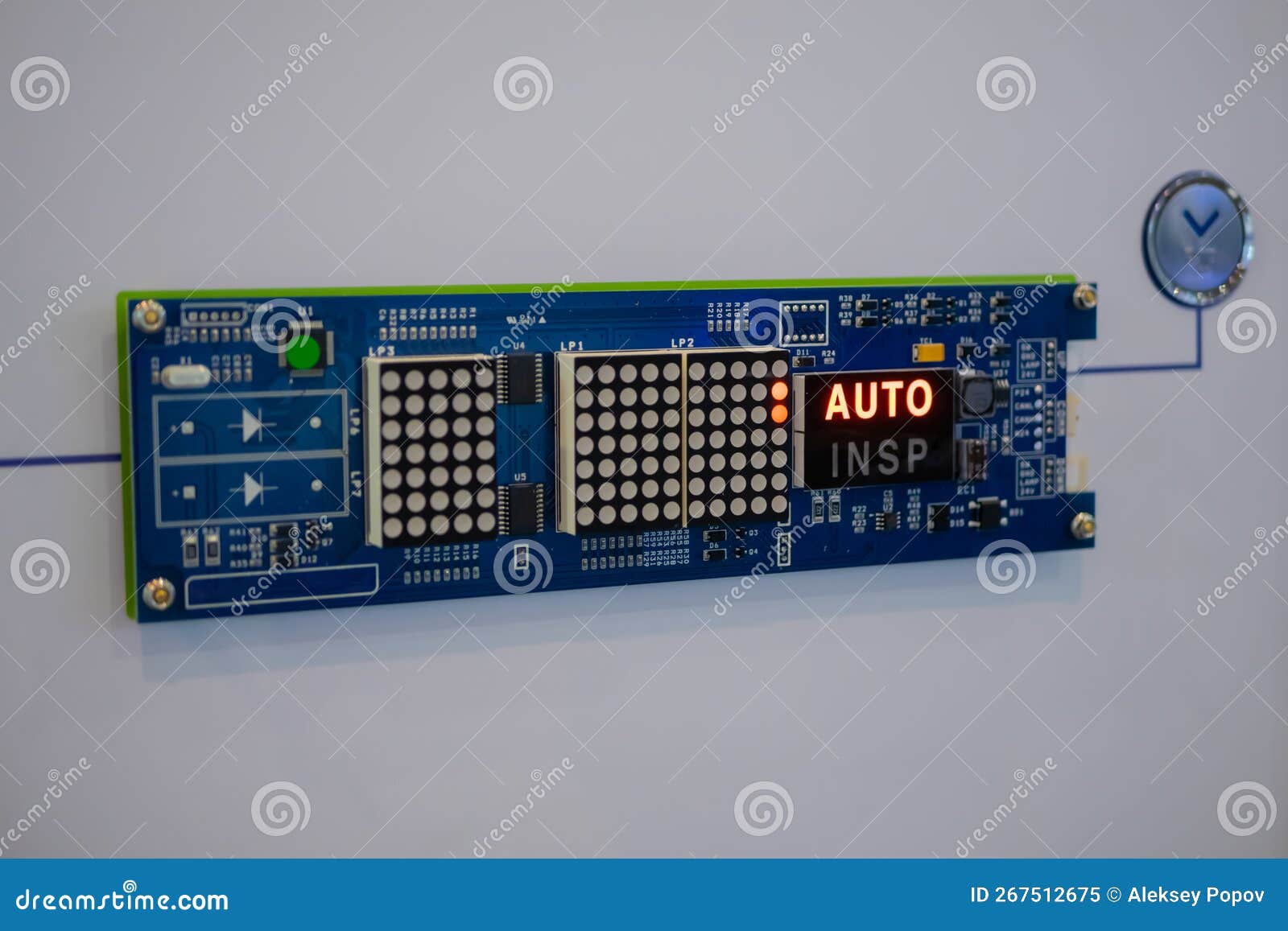 Printed Circuit Board - Pcb for Elevator with Display Module at Lift ...