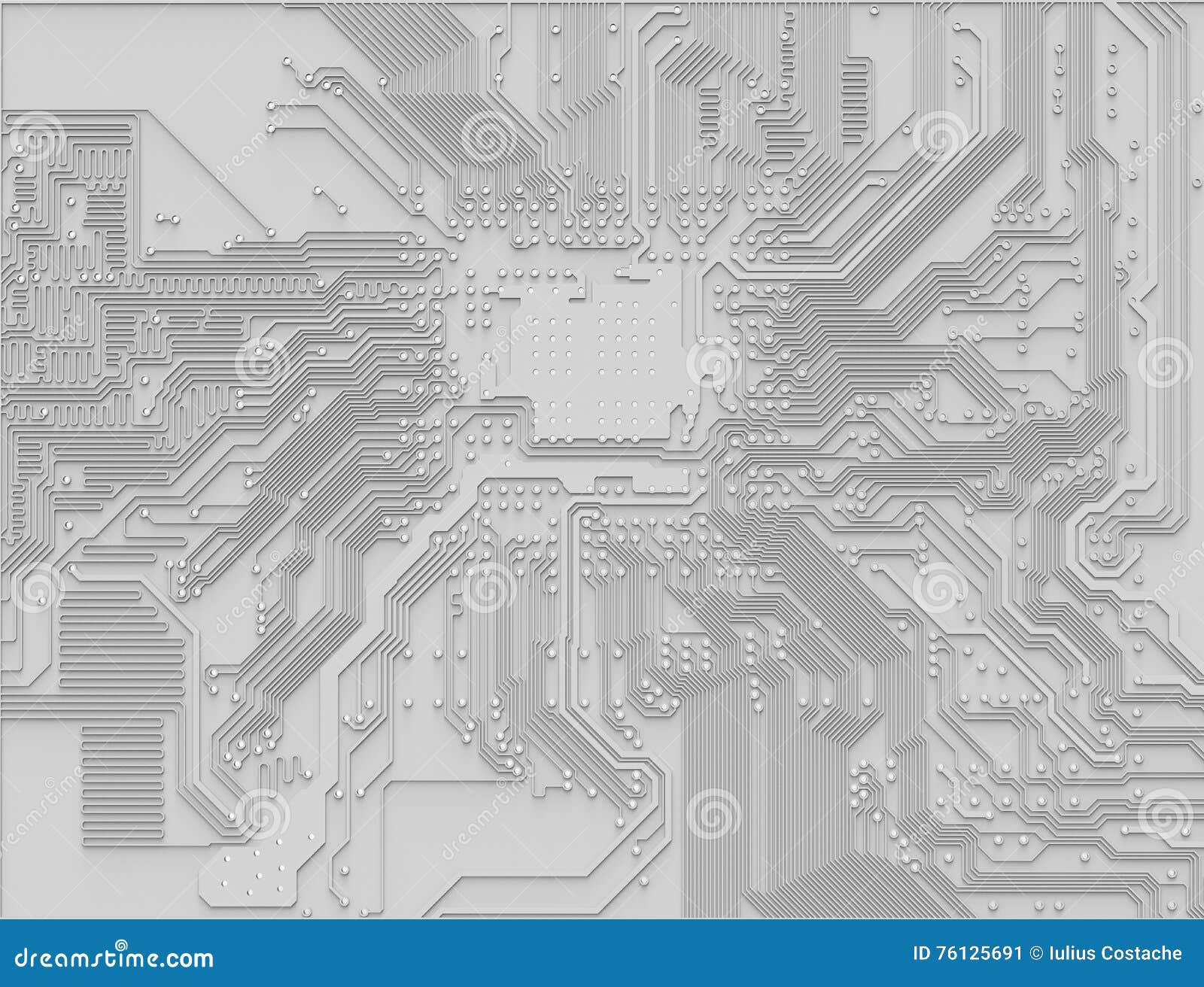 Printed circuit board stock illustration. Illustration of layout - 76125691