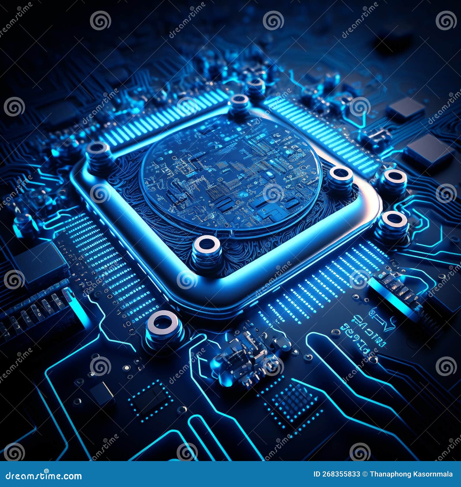 Printed circuit board stock illustration. Illustration of digital ... Printed circuit board stock illustration. Illustration of digital ...