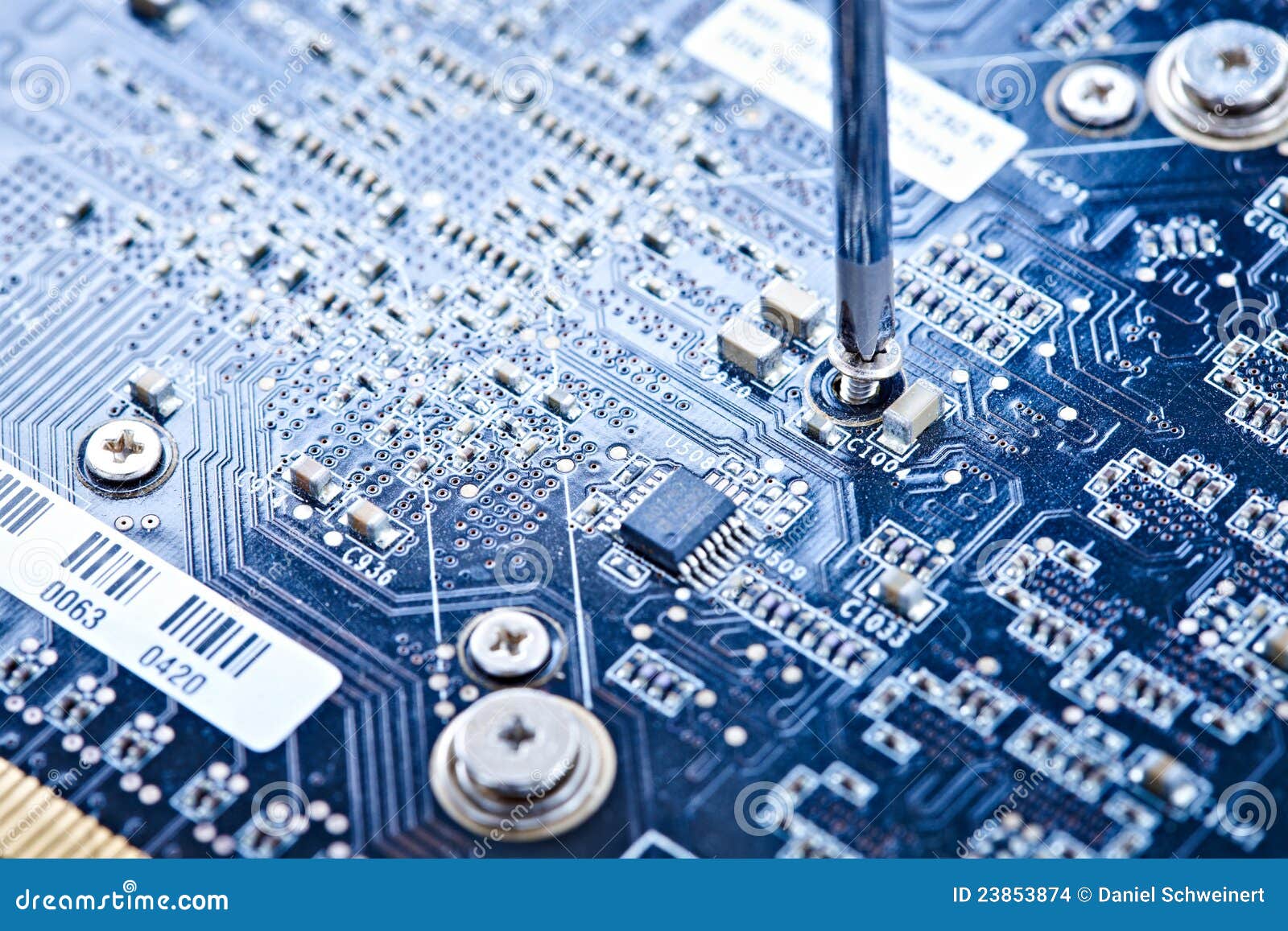 Printed Circuit Board Repair Stock Photo - Image of parts, industry ...