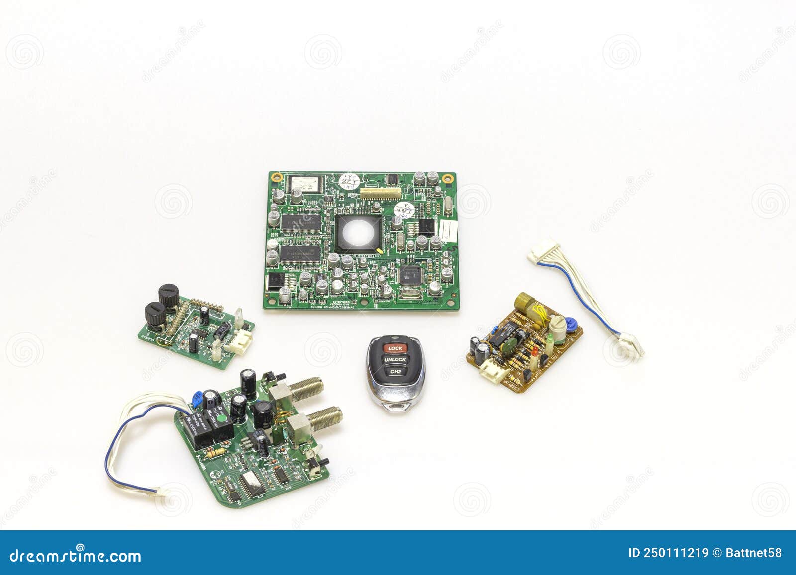 Motherboards, Microchips, Radio Components, Node Boards, Transistors ...