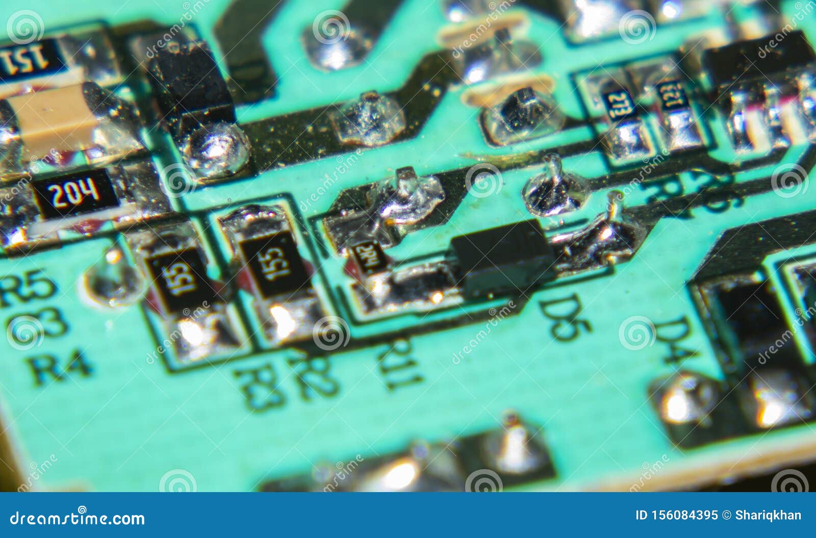 Printed Circuit Board with Electronic Components Stock Image - Image of ... Printed Circuit Board with Electronic Components Stock Image - Image of ...