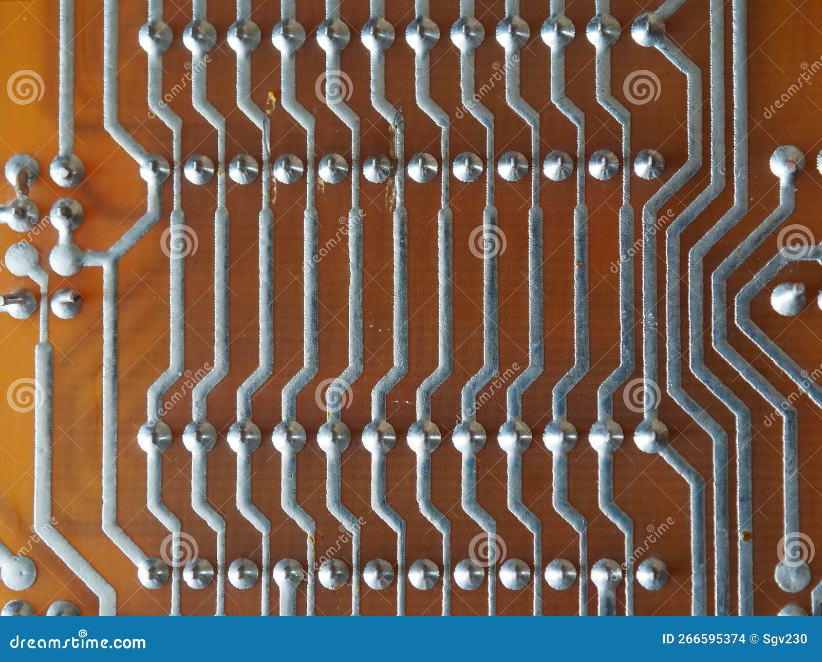 Printed Circuit Board. Technology Obsolescence and Renewal Stock Photo ...
