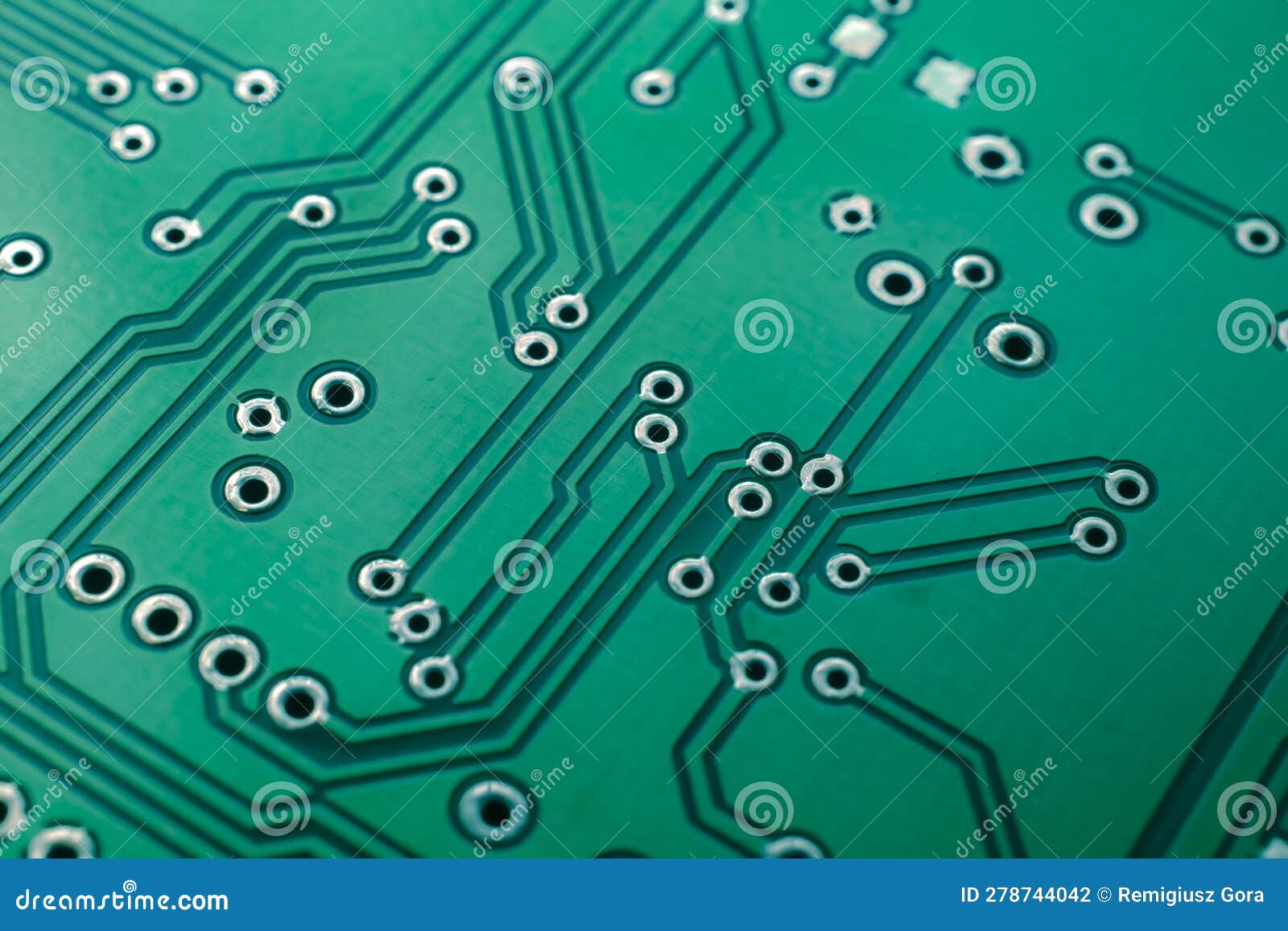Printed Circuit. Layout of Tracks Stock Photo - Image of industry ...