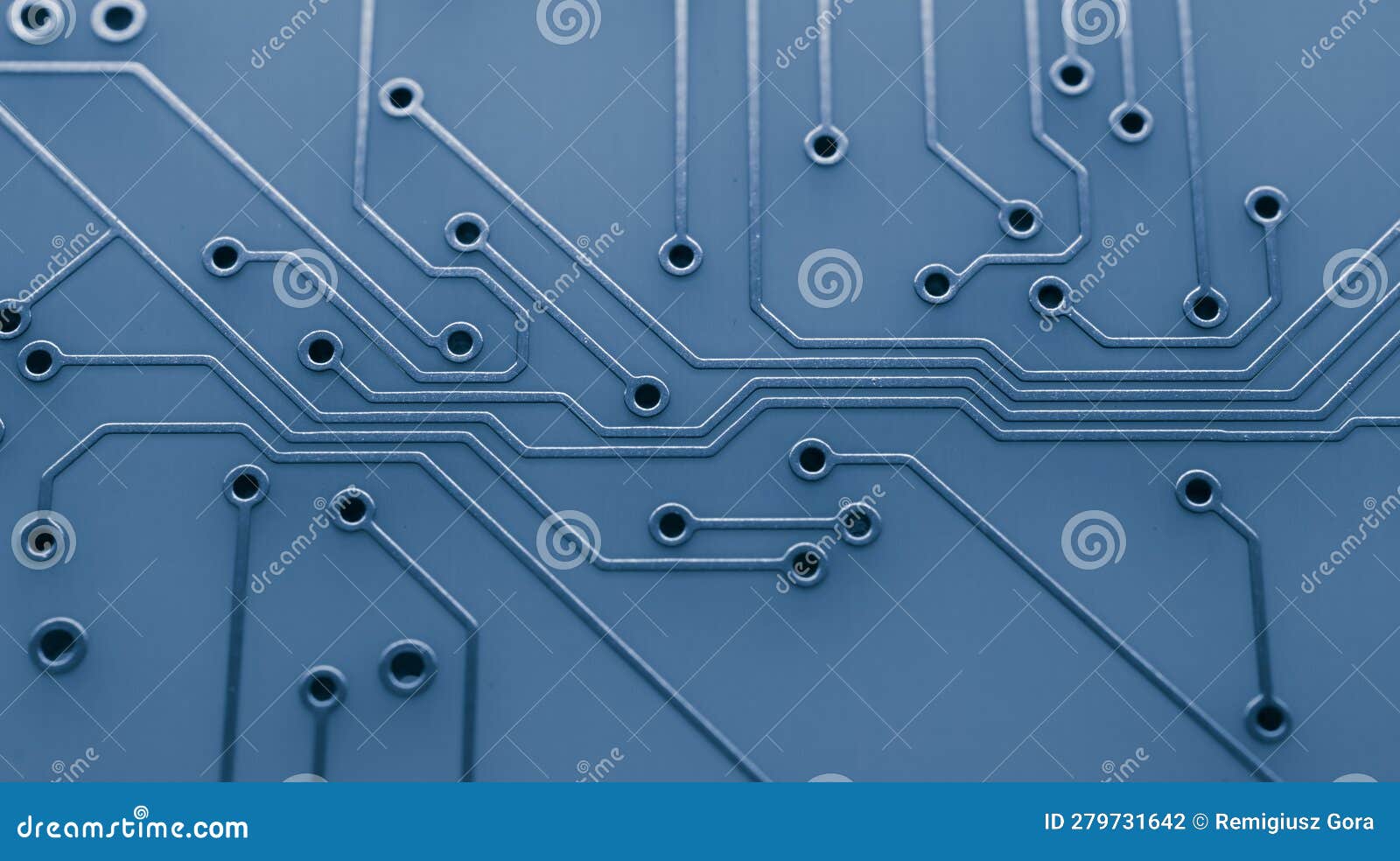 Printed Circuit. Layout of Tracks Stock Photo - Image of digital ...
