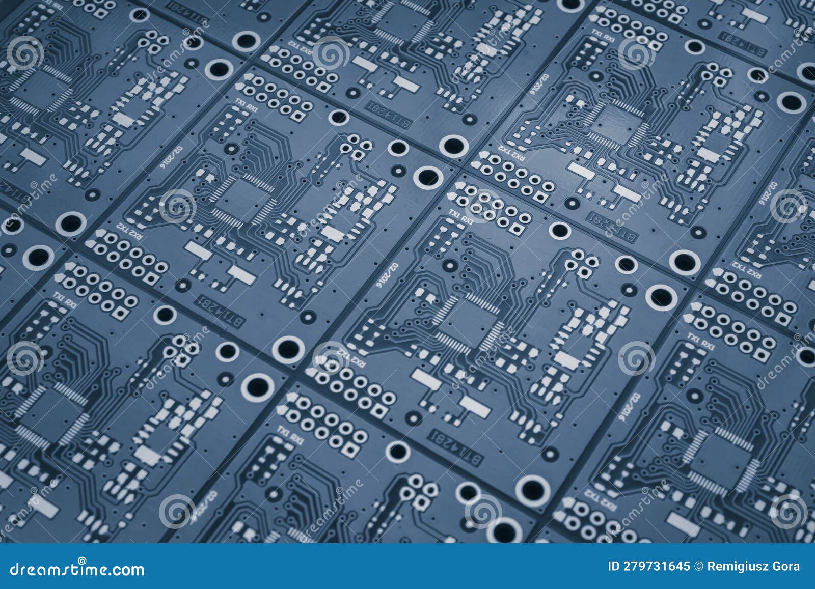Printed Circuit. Layout of Tracks Stock Image - Image of digital, layer ...