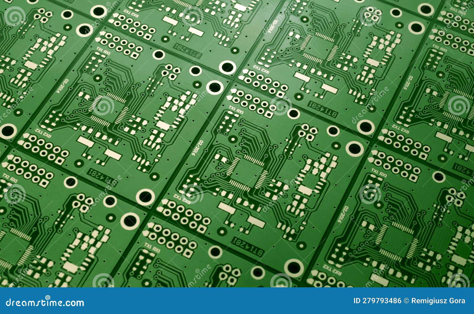 Printed Circuit. Layout of Tracks Stock Photo - Image of future ...
