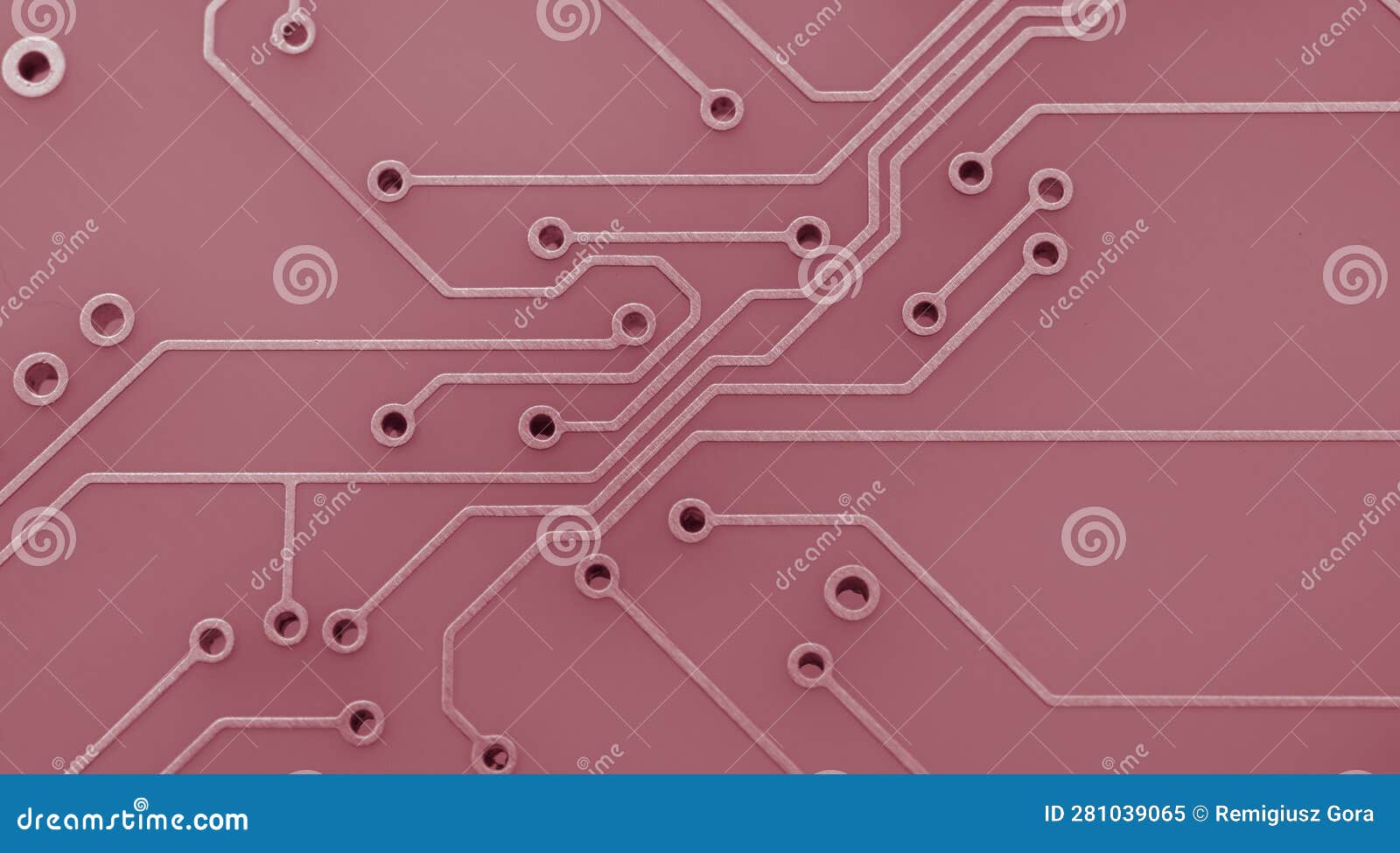 Printed Circuit. Layout of Tracks Stock Image - Image of black, chip ...