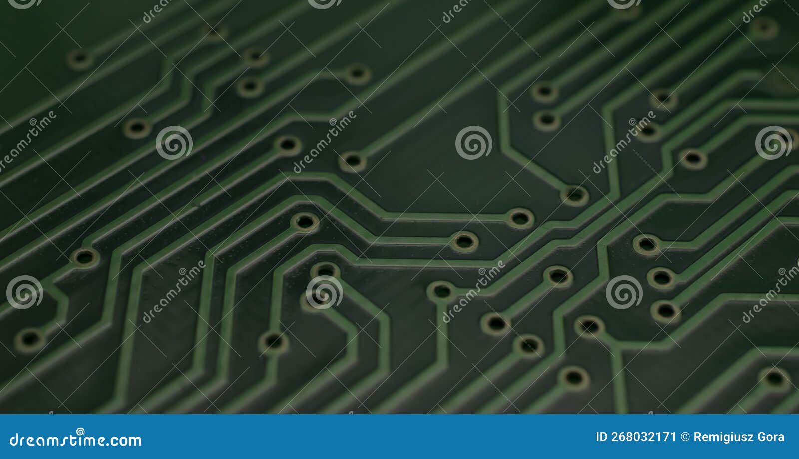Printed Circuit. Layout of Tracks. PCB Stock Image - Image of circuit ...
