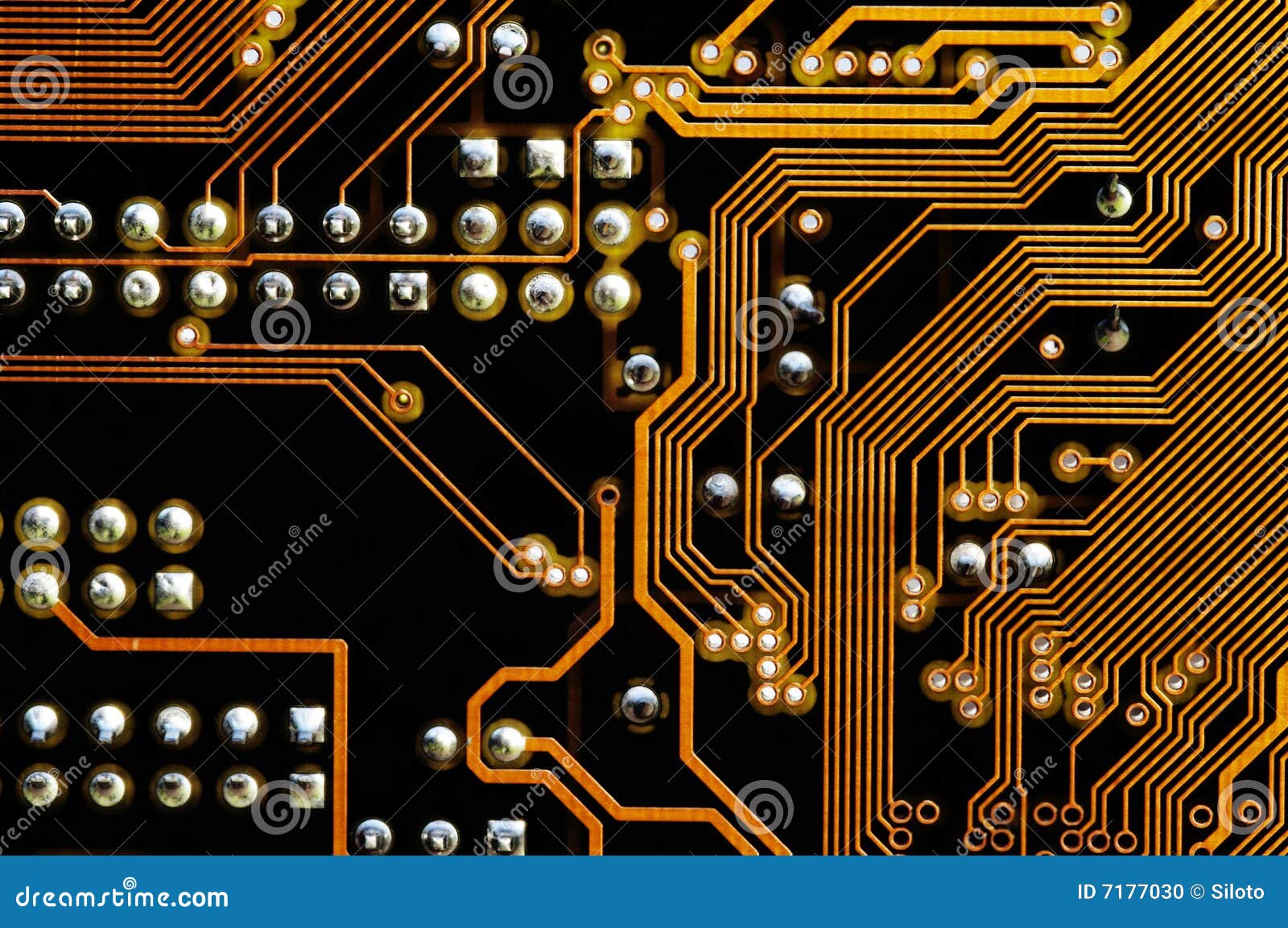 Printed Circuit - Motherboard Stock Photo - Image of board, electronic ...