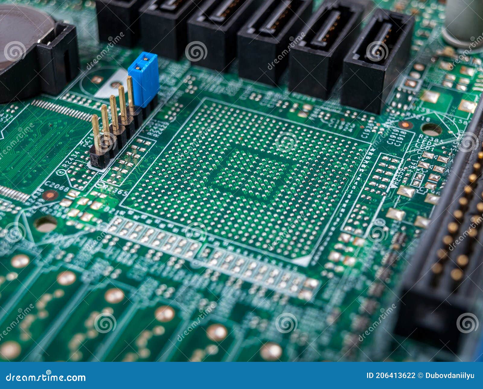 Printed Circuit Motherboard for the Server, Computer Workstation ...