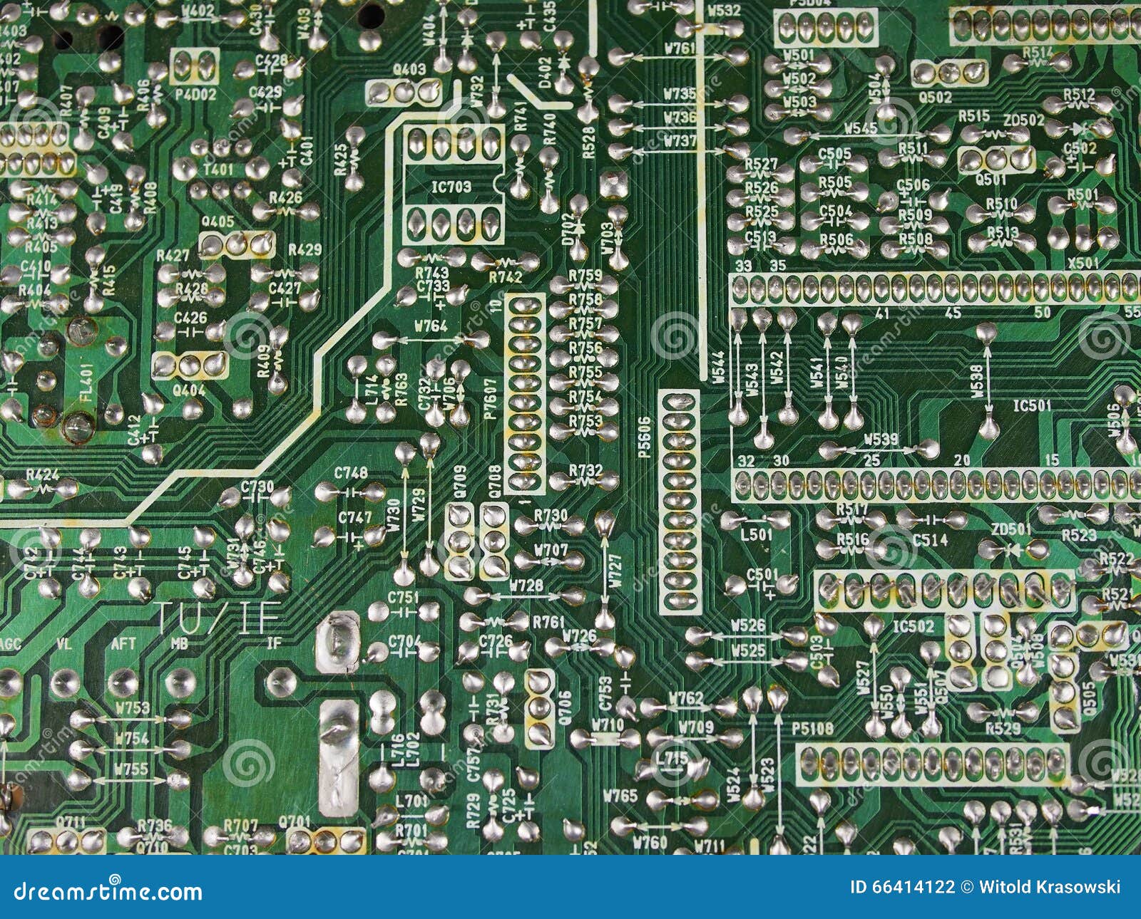 Printed circuits stock photo. Image of electronics, electric - 66414122