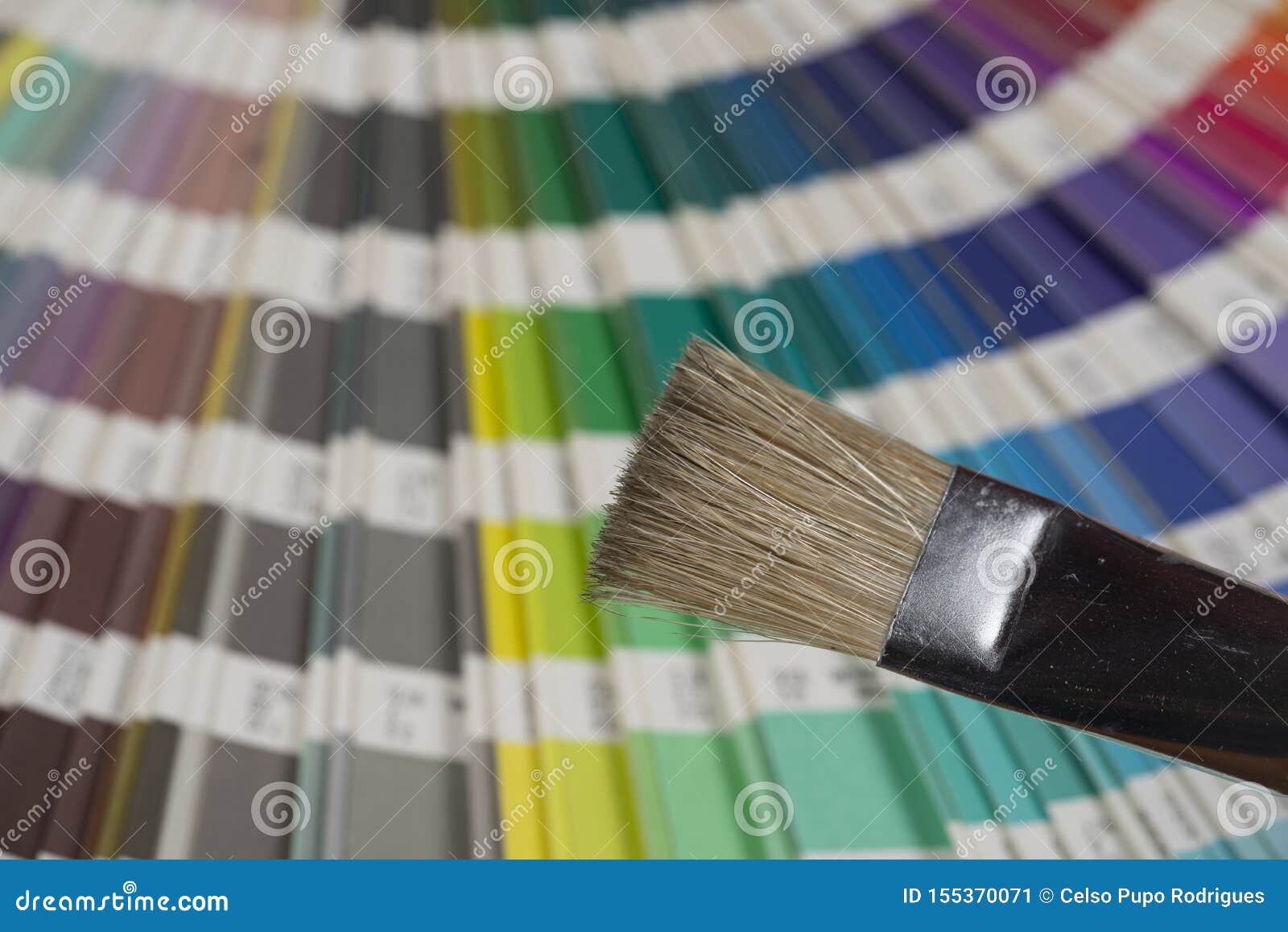 Printed color swatch stock image. Image of calibration - 155370071