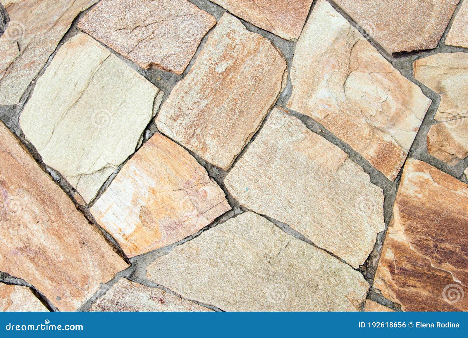 Printed Concrete Walkway Texture Background. Stone for Paths Stock ...