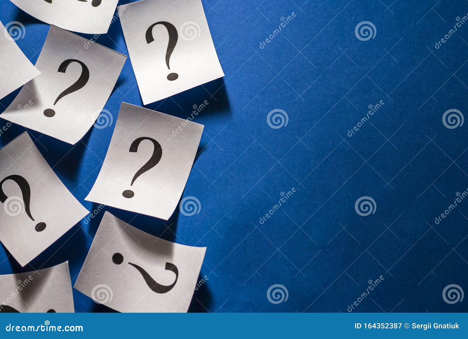 Question Marks Background. Colorful Paper Notes With Question Marks ...