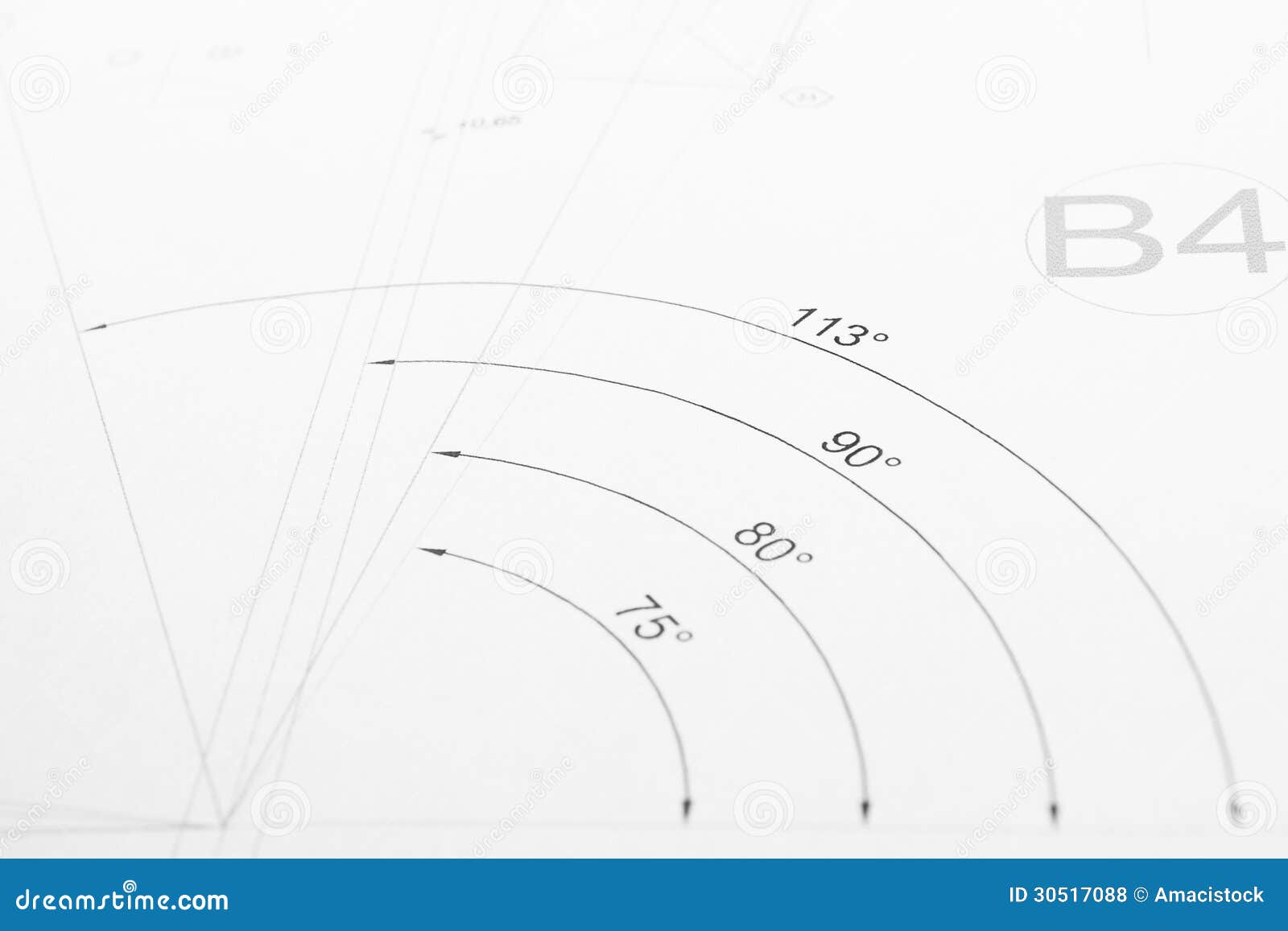 Printed Technical Drawing Stock Photography | CartoonDealer.com #30517088