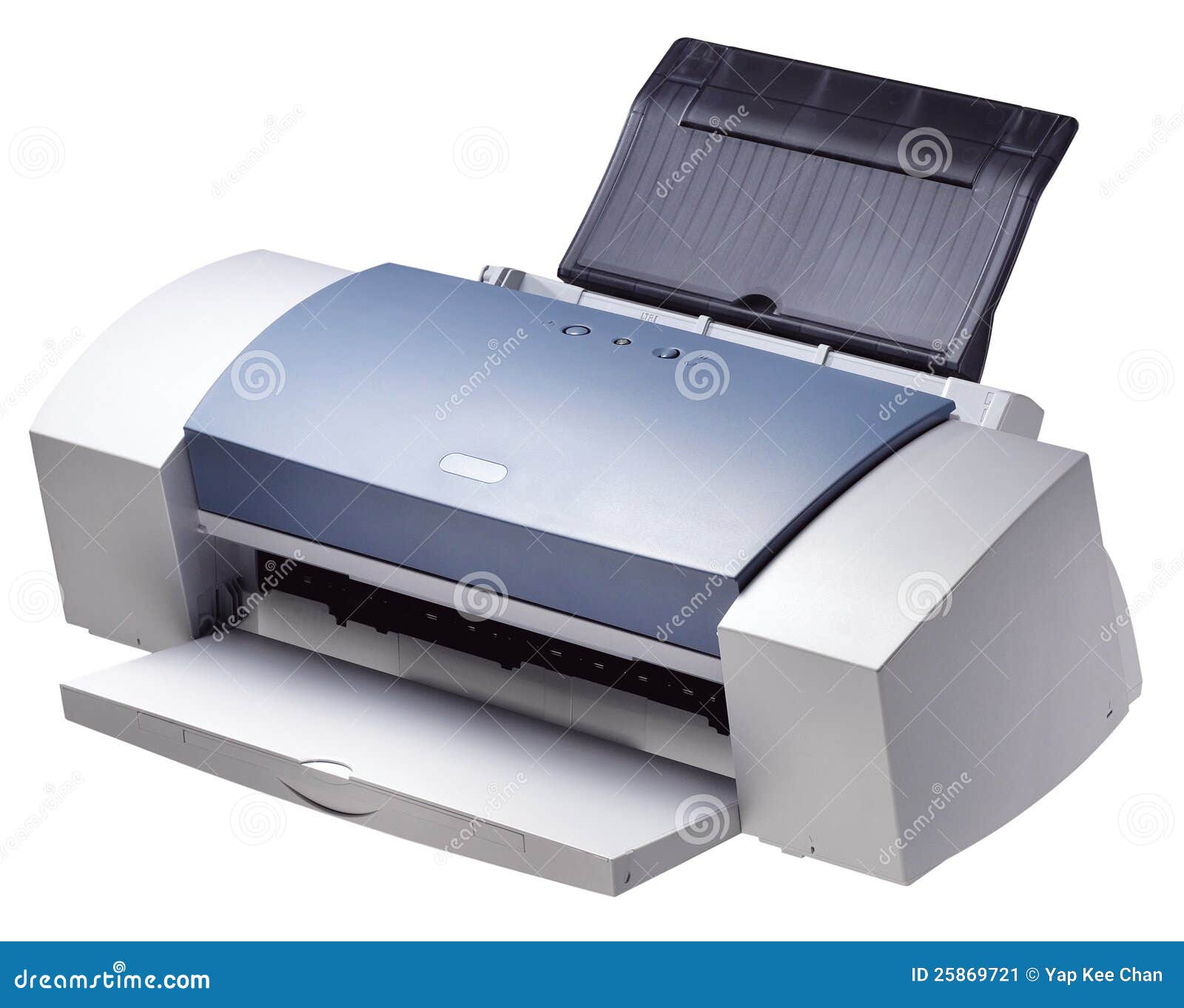 Printer stock image. Image of office, plain, background - 25869721