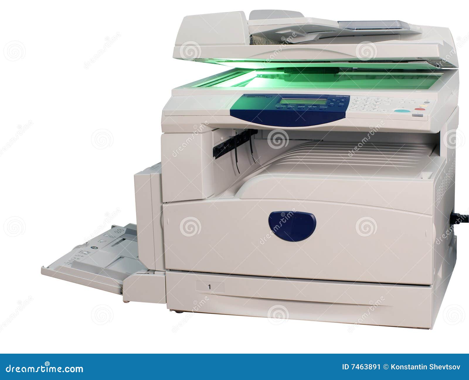 Printer stock image. Image of equipment, design, photocopy - 7463891