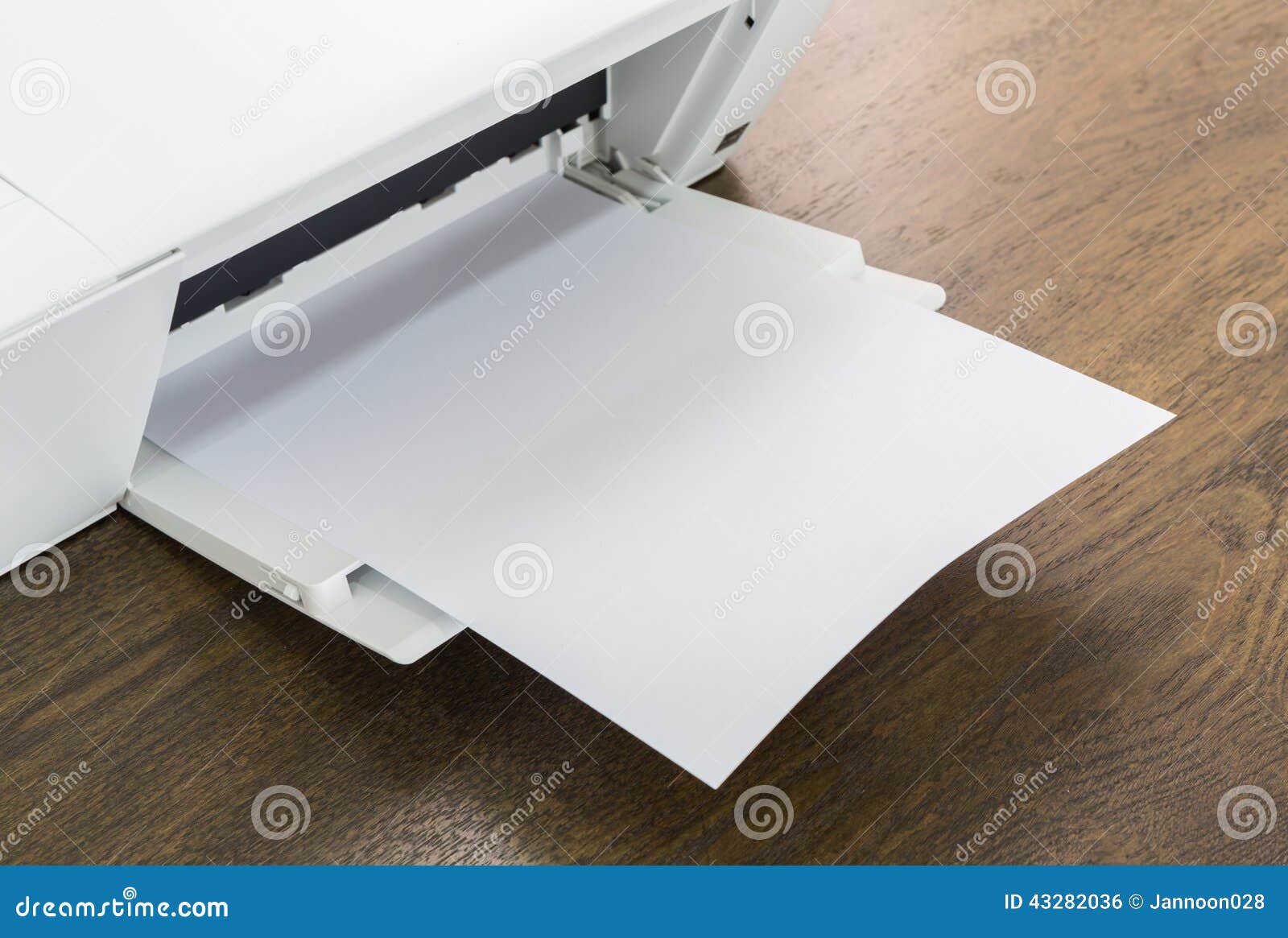 Printer With Blank Paper Royalty-Free Stock Image | CartoonDealer.com ...