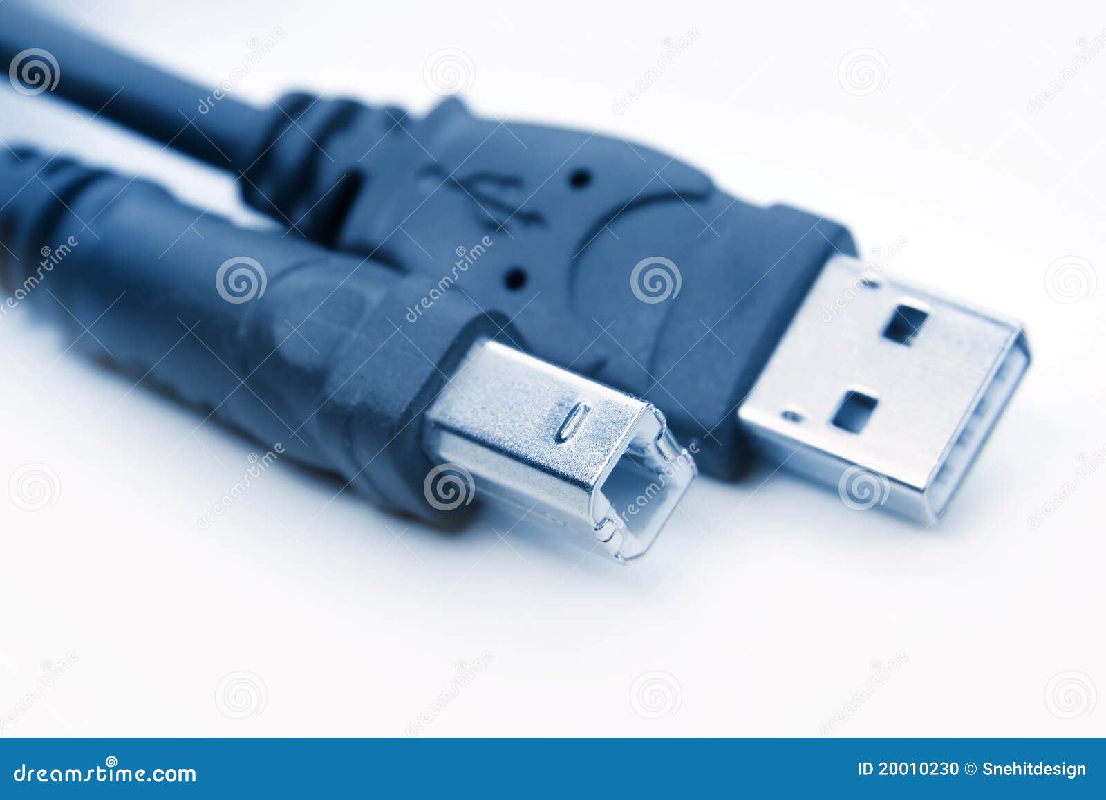 Printer cable stock photo. Image of cord, hookup, drive - 20010230