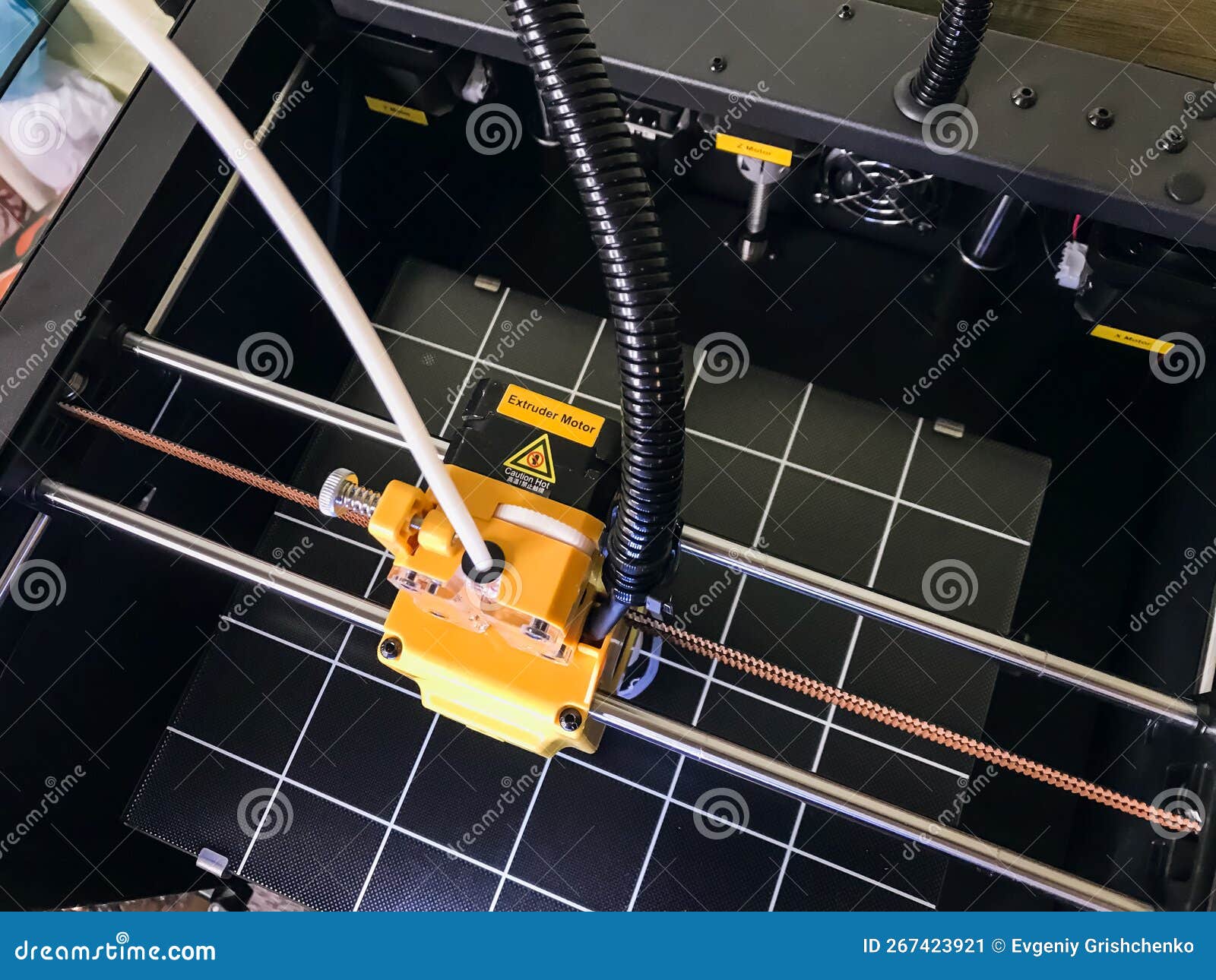 Printer 3d Device with Numerically Controlled Machine,creates Models a ...