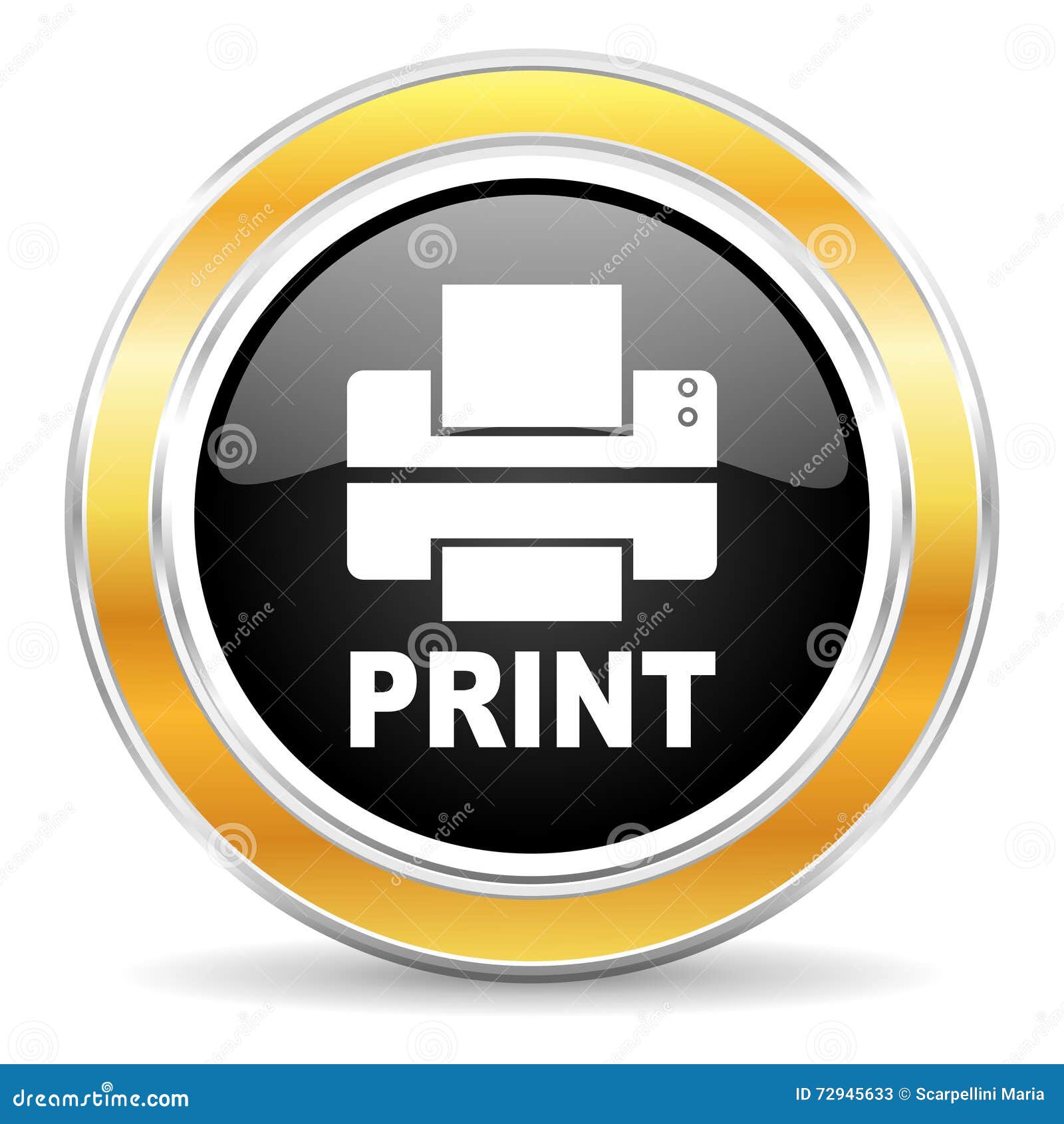 Golden Printer Stock Illustrations – 827 Golden Printer Stock ...