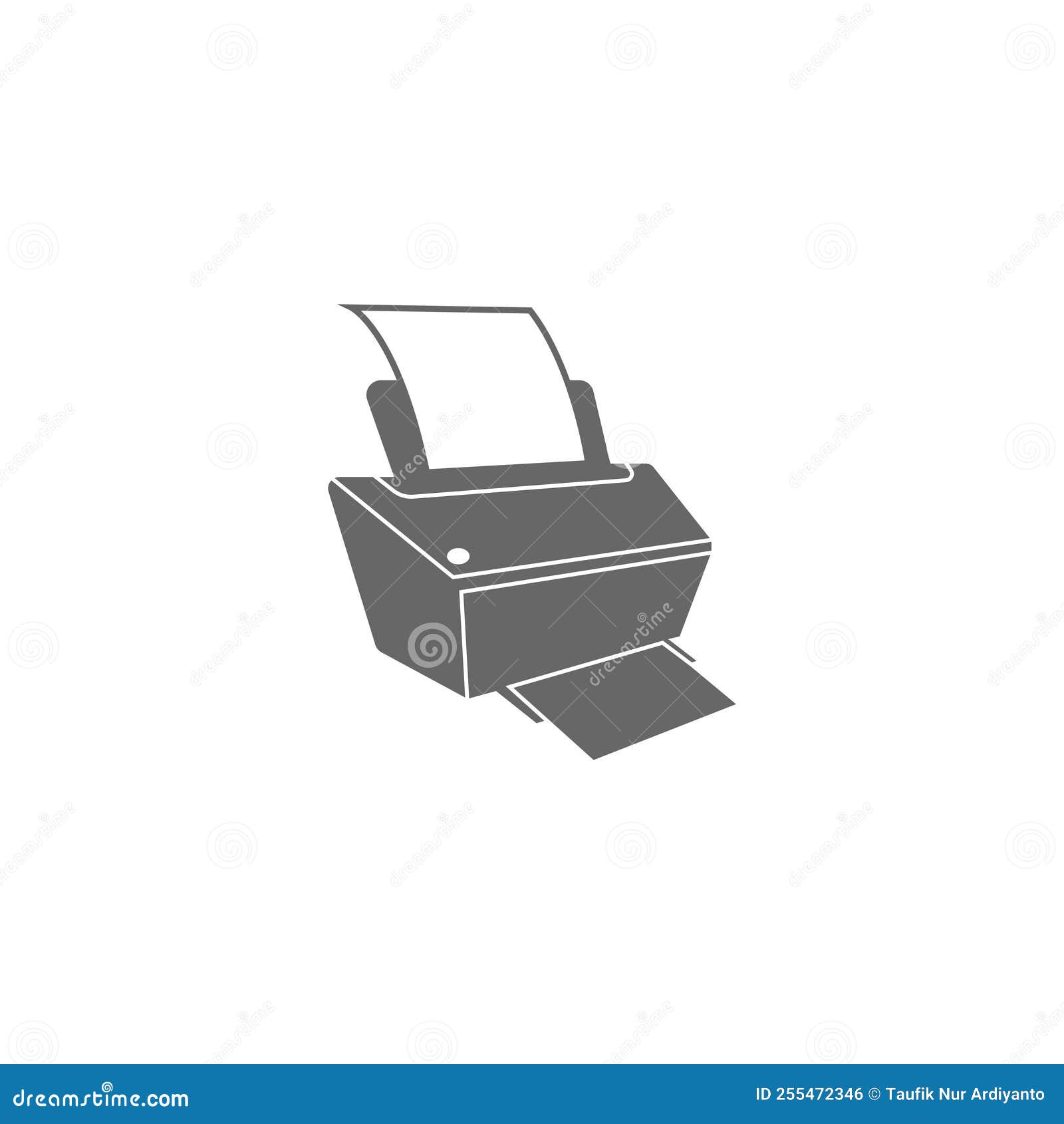 Printer Icon Design Illustration Stock Vector - Illustration of digital ...