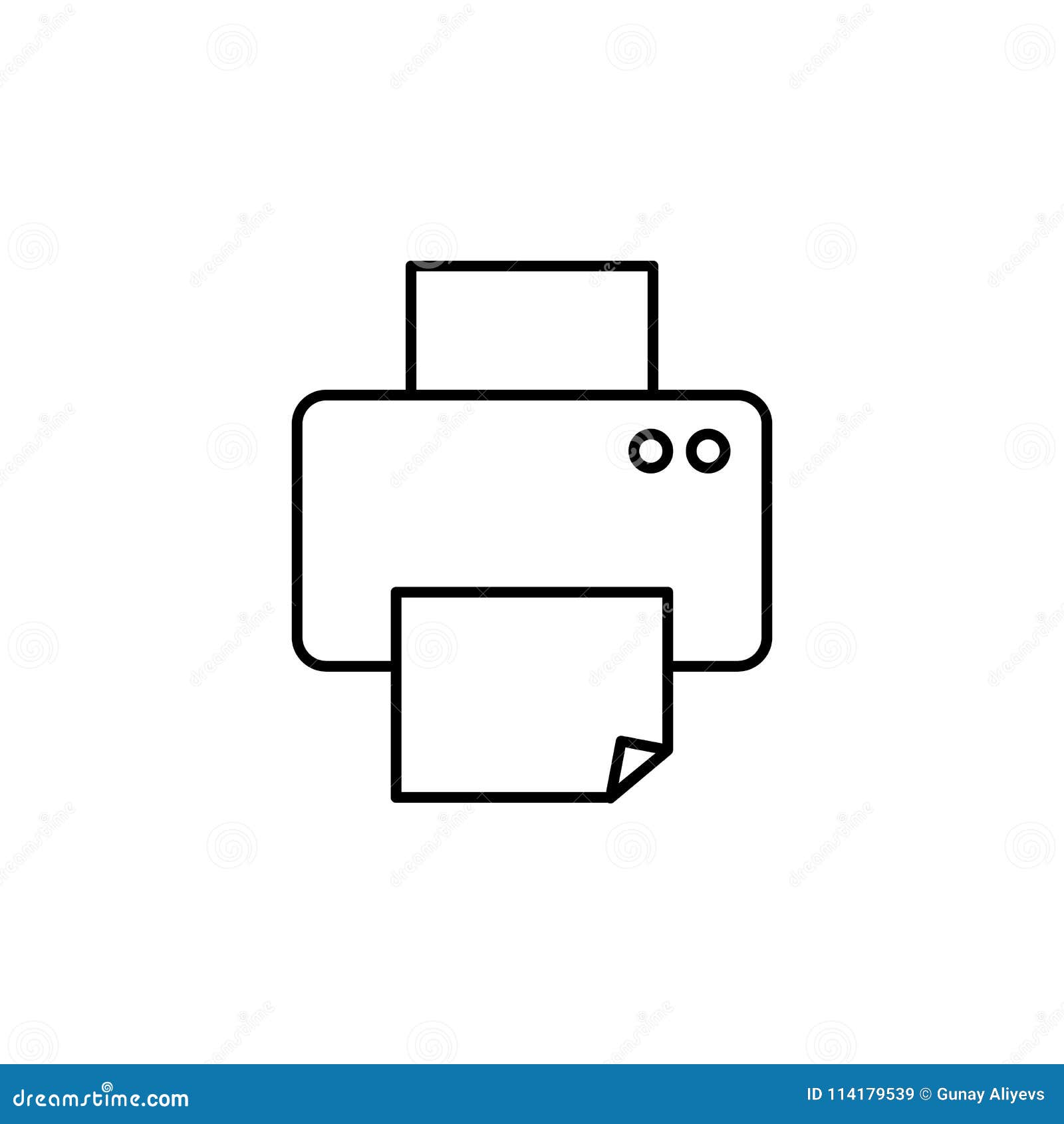 Printer Icon. Element of Simple Icon for Websites, Web Design, Mobile ...